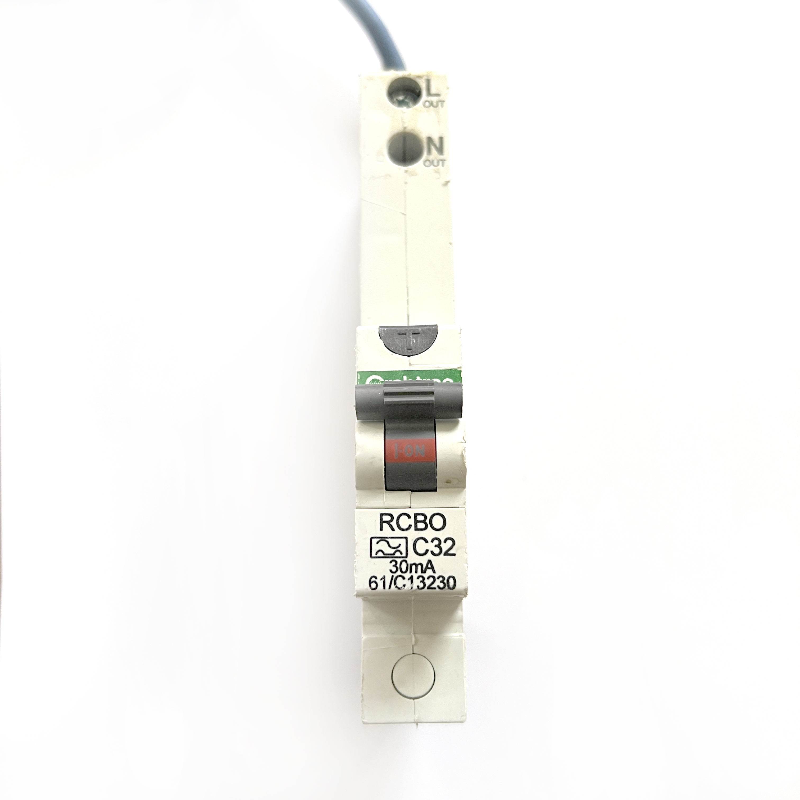 RCBO's: Crabtree 61/C13230 C32 32A 32 Amp 30mA RCBO Circuit Breaker Type A