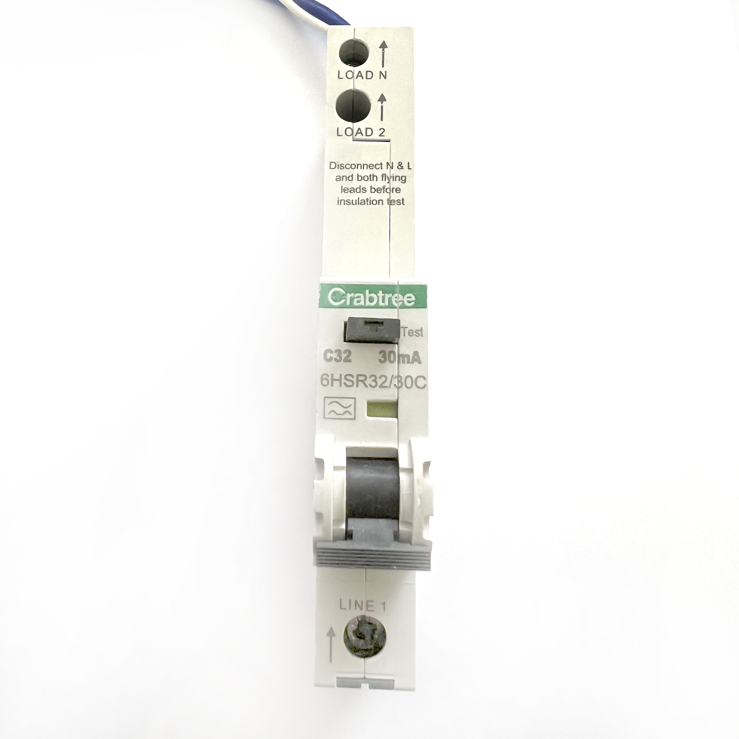 RCBO's: Crabtree LoadStar 6HSR32/30C C32 32A 32 Amp 30mA RCBO Circuit ...