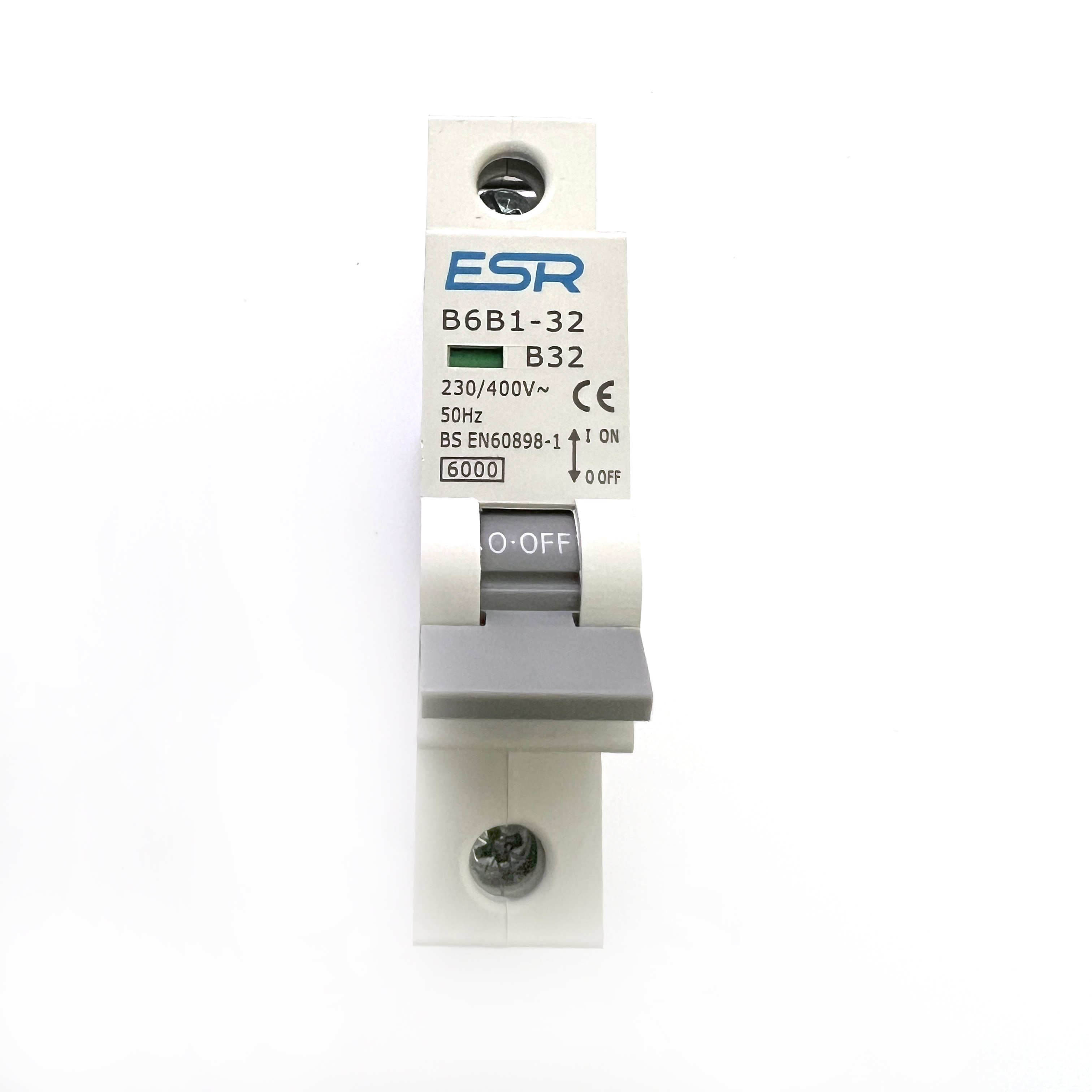 MCB's: ESR B6B1-32 B32 32A 32 Amp MCB Circuit Breaker Type B