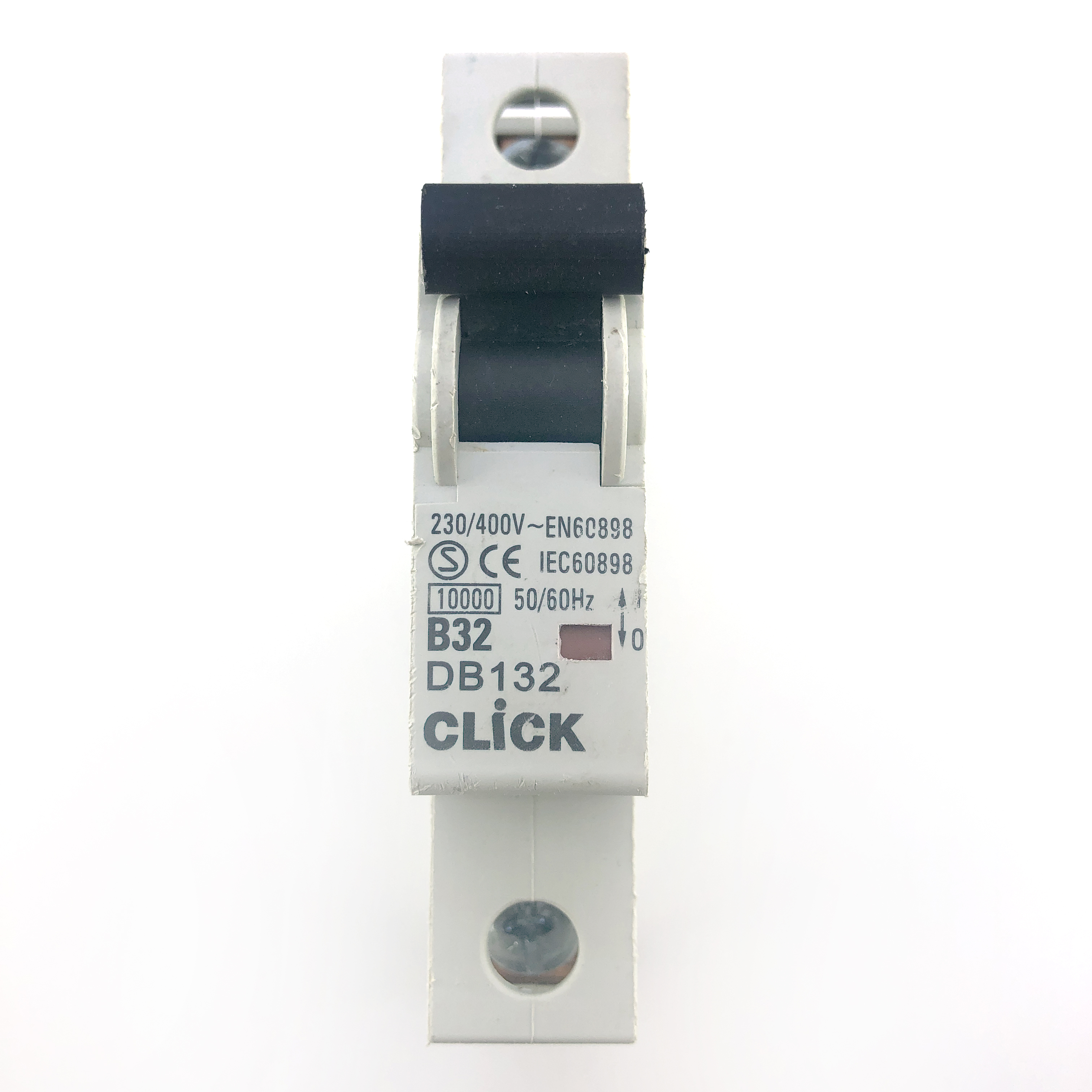 MCB's: Click DB132 New Style B32 32A 32 Amp MCB Circuit Breaker Type B