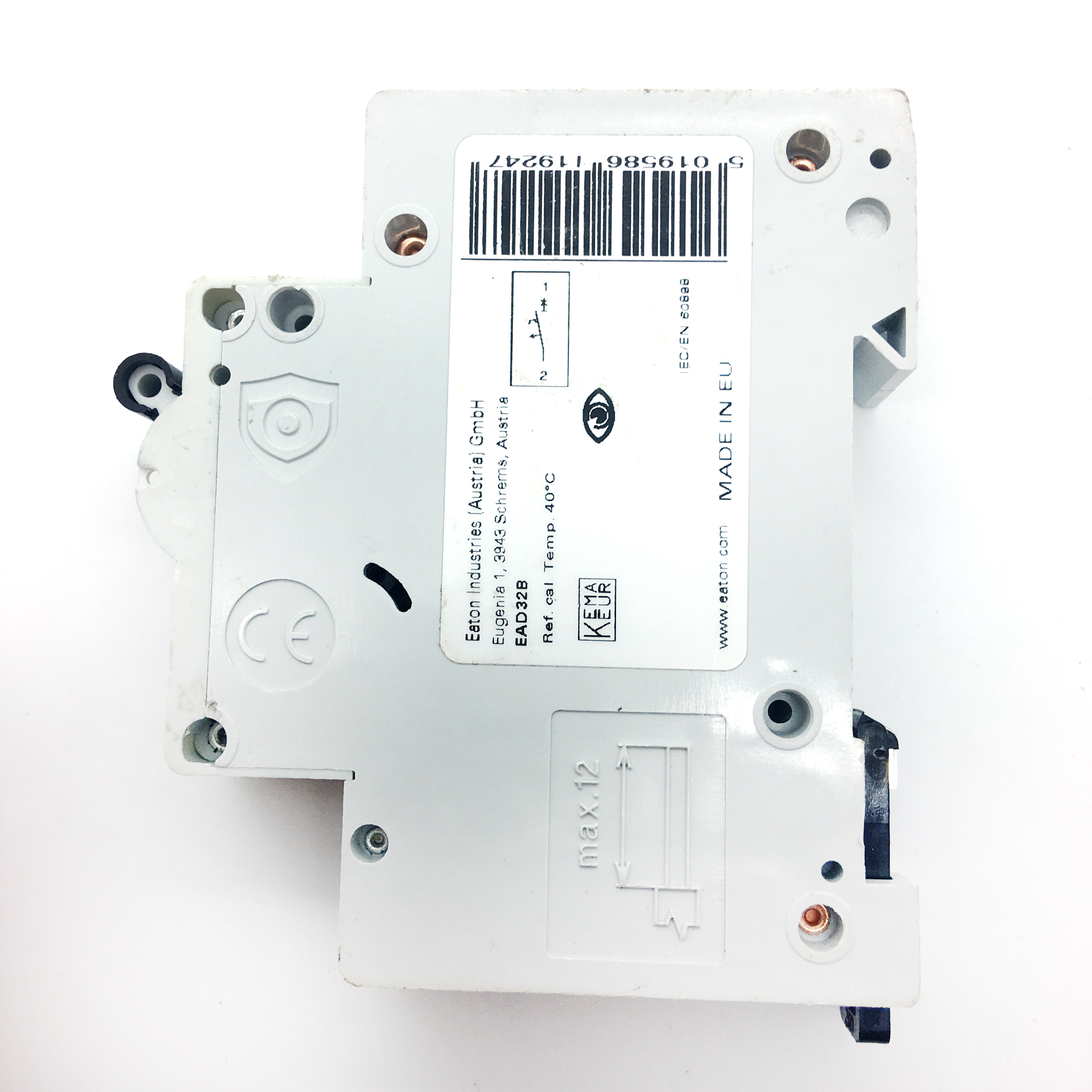 MCB's: Eaton EAD32B B32 32A 32 Amp MCB Circuit Breaker Type B