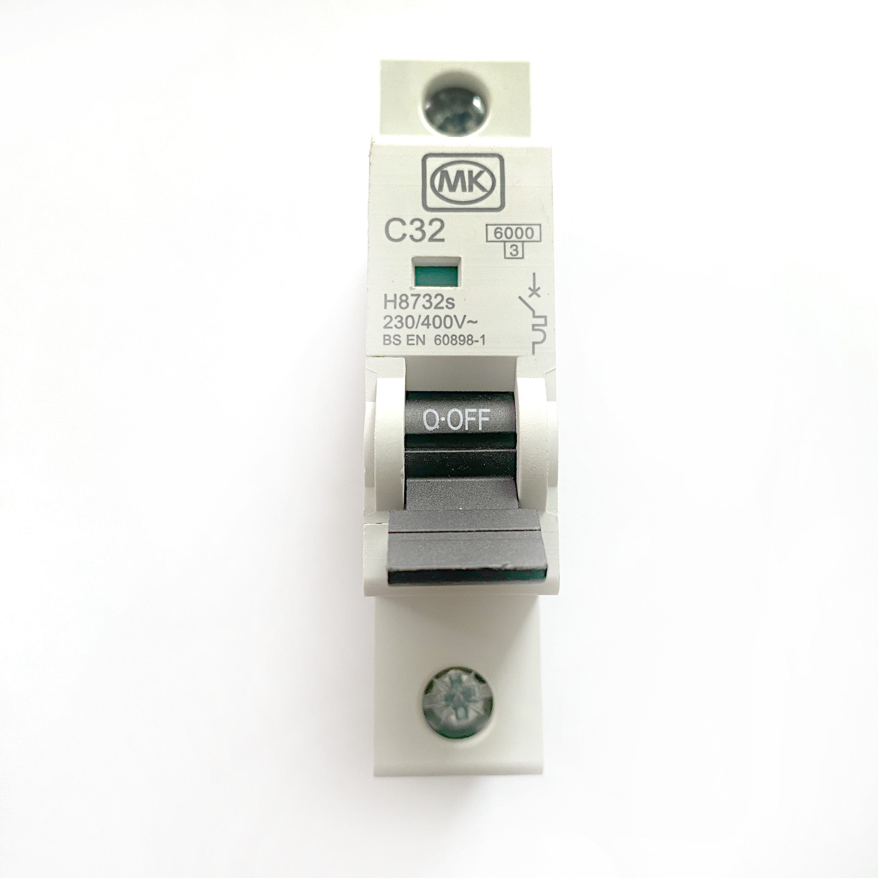 MCB's: MK Electric Sentry H8732s C32 32A 32 Amp MCB Circuit Breaker Type C