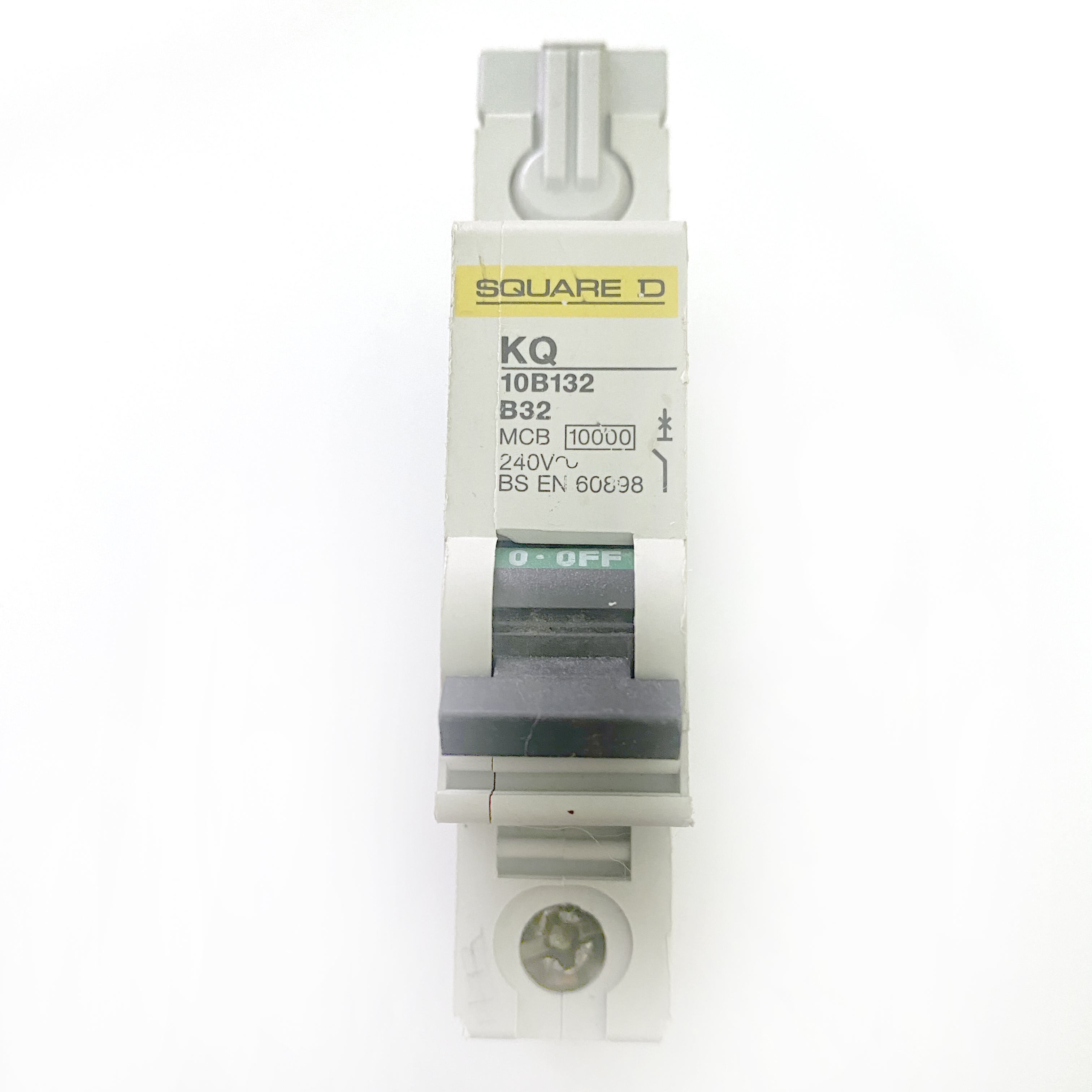 MCB's: Square D KQ 10B132 B32 32A 32 Amp MCB Circuit Breaker Type B