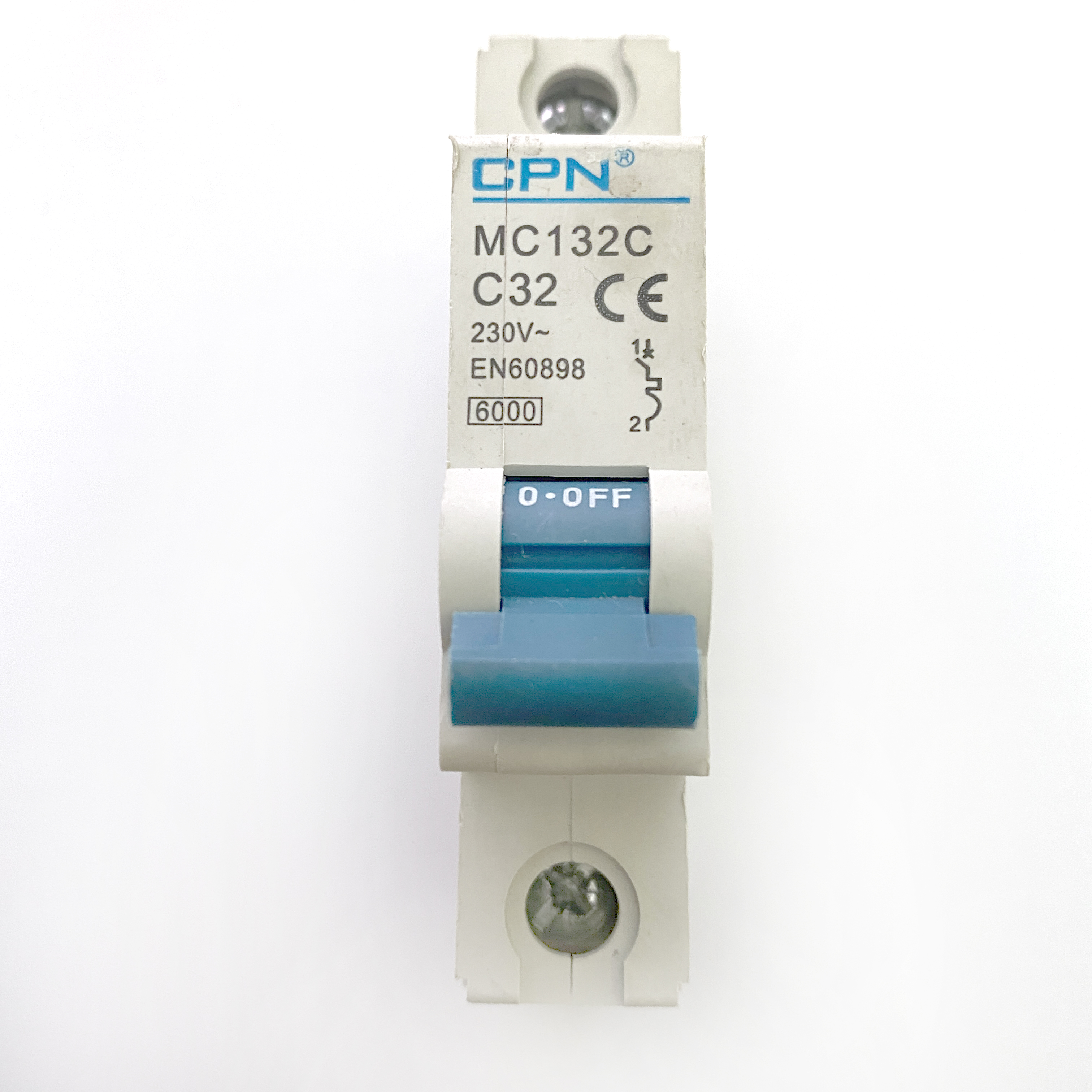 MCB's: CPN Cudis MC132C C32 32A 32 Amp MCB Circuit Breaker Type C