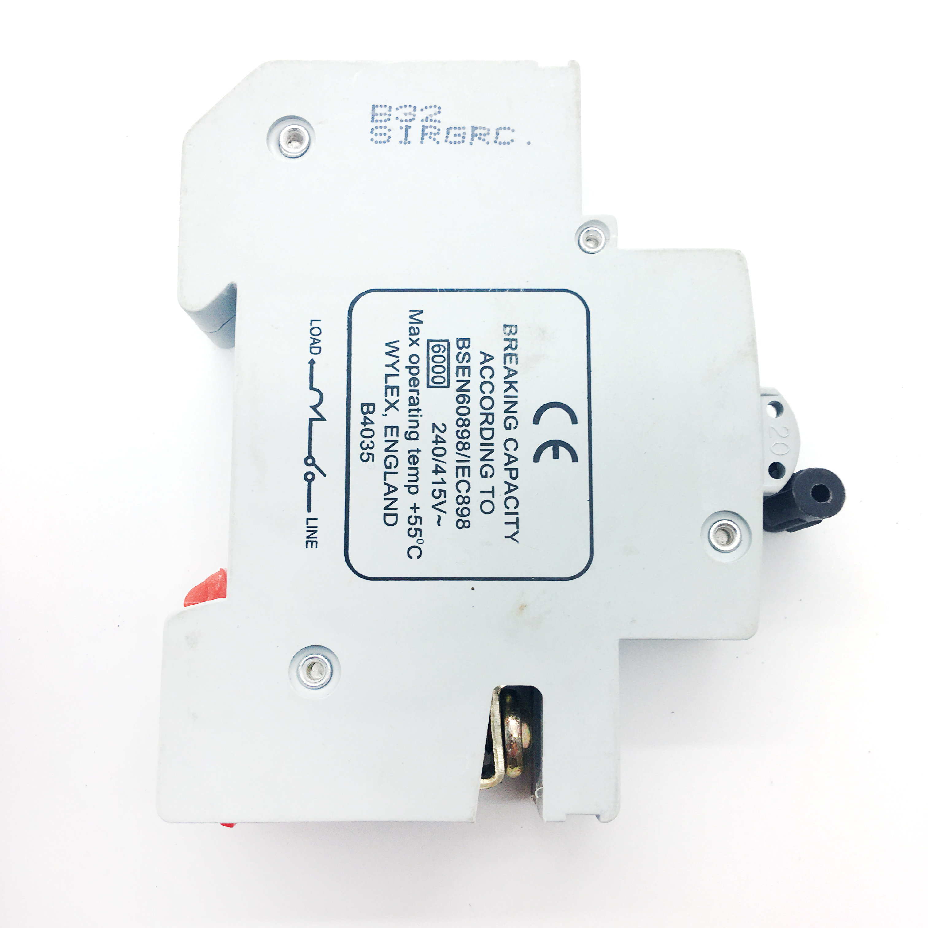 MCB's: Wylex NSB32 B32 32A 32 Amp Red Clip MCB Circuit Breaker Type B
