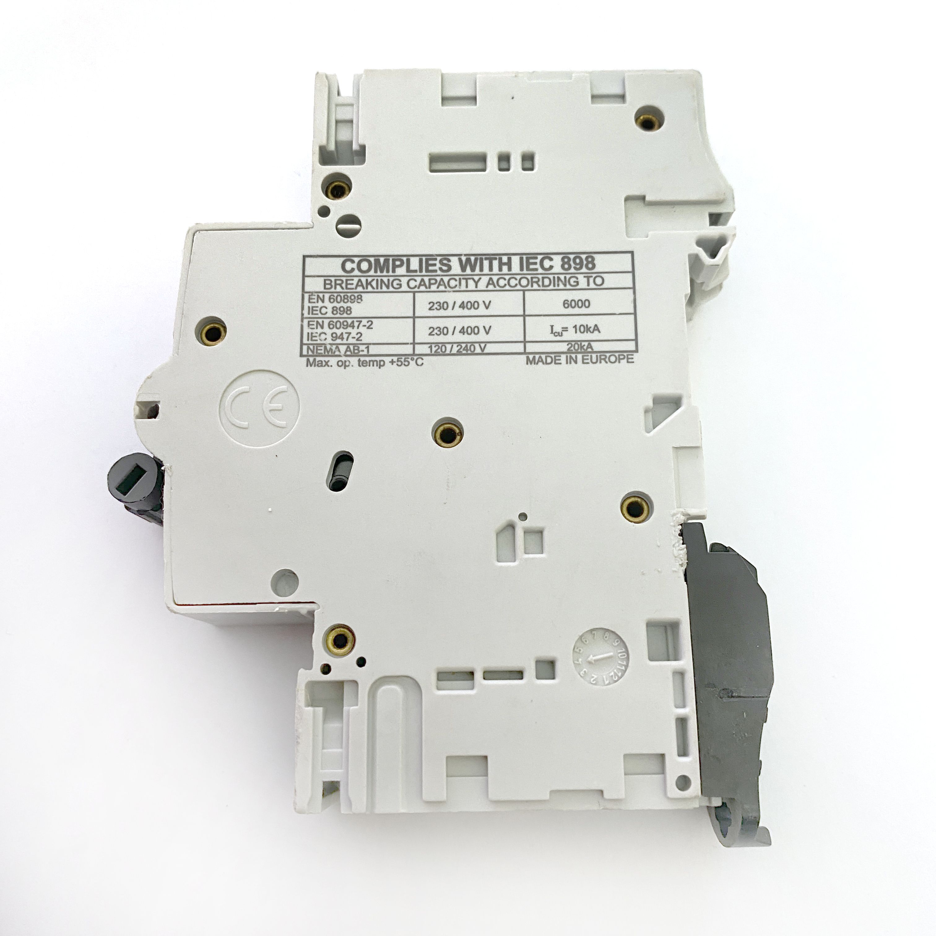 MCB's: Wylex NSB32-C C32 32A 32 Amp Black Clip MCB Circuit Breaker Type C