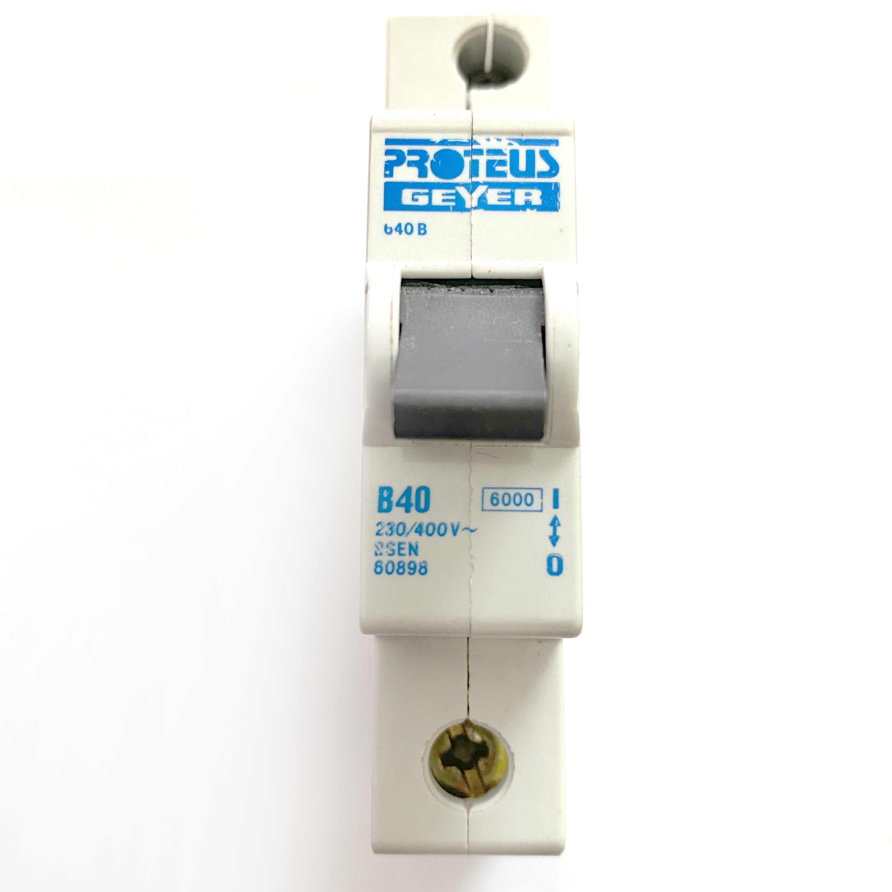 MCB's: Proteus Geyer 640B B40 40A 40 Amp MCB Circuit Breaker Type B