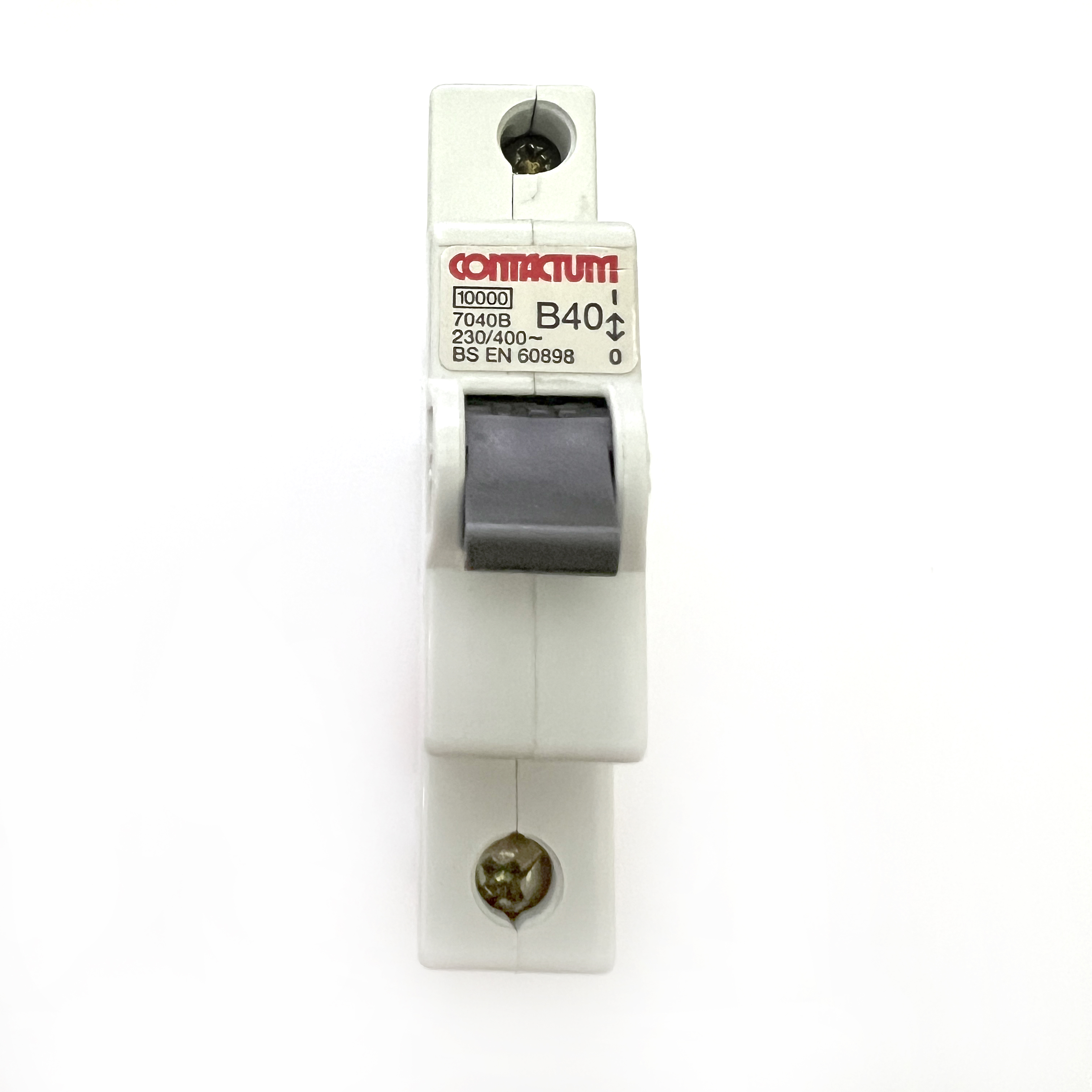 MCB's: Contactum 7040B B40 40A 40 Amp MCB Circuit Breaker Type B