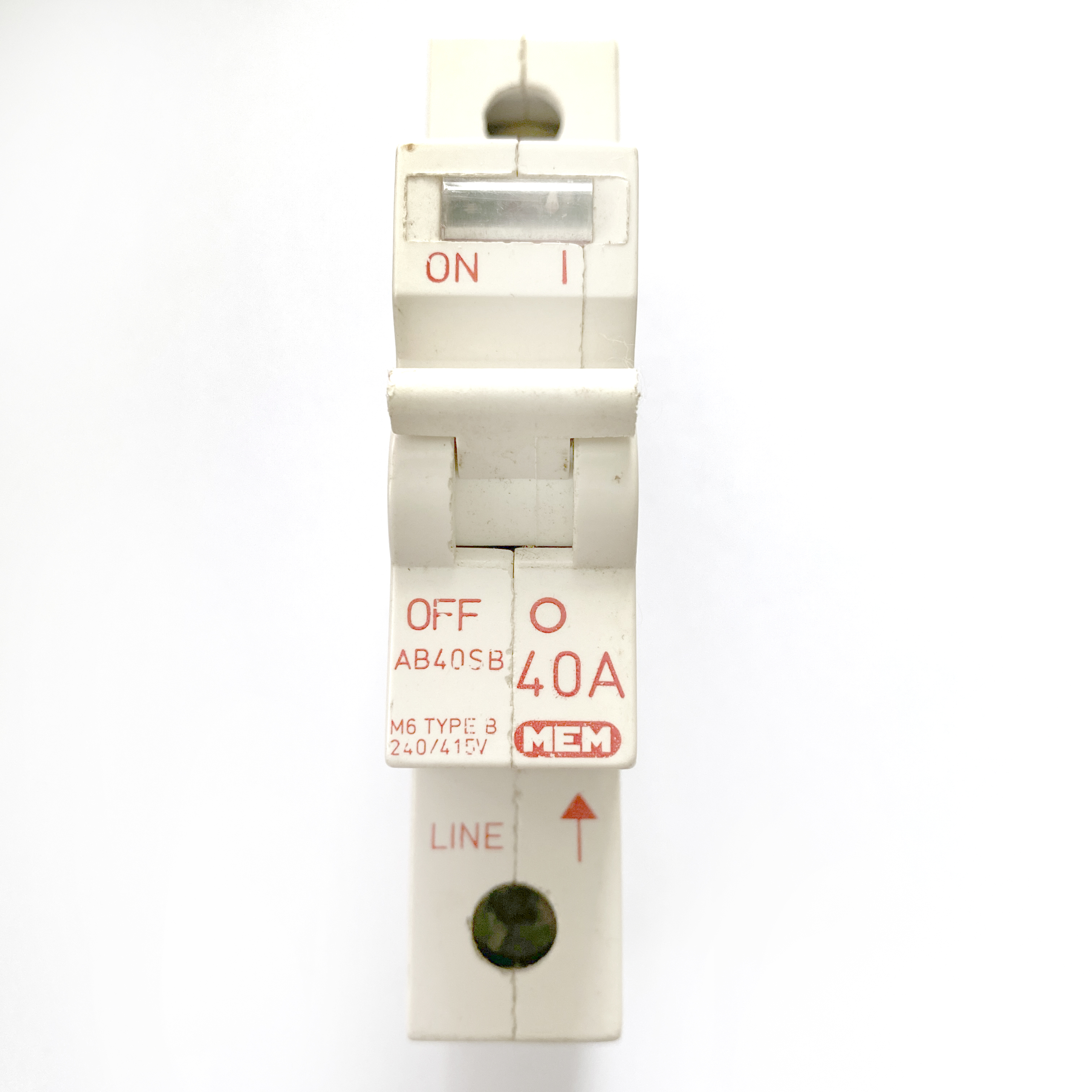 MCB's: MEM Delta AB40SB B40 40A 40 Amp MCB Circuit Breaker Type B