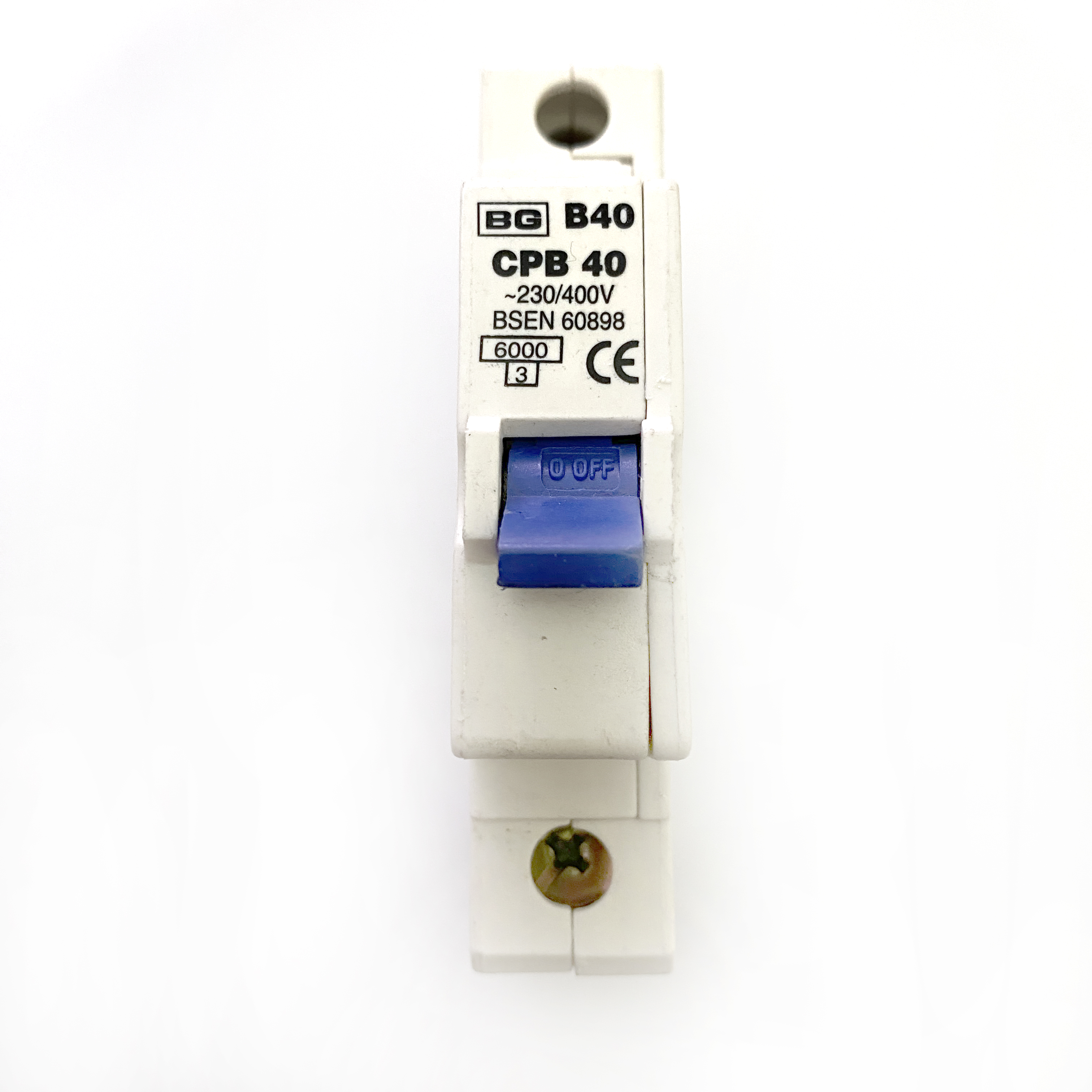 MCB's: BG British General CPB40 B40 40A 40 Amp MCB Circuit Breaker Type B