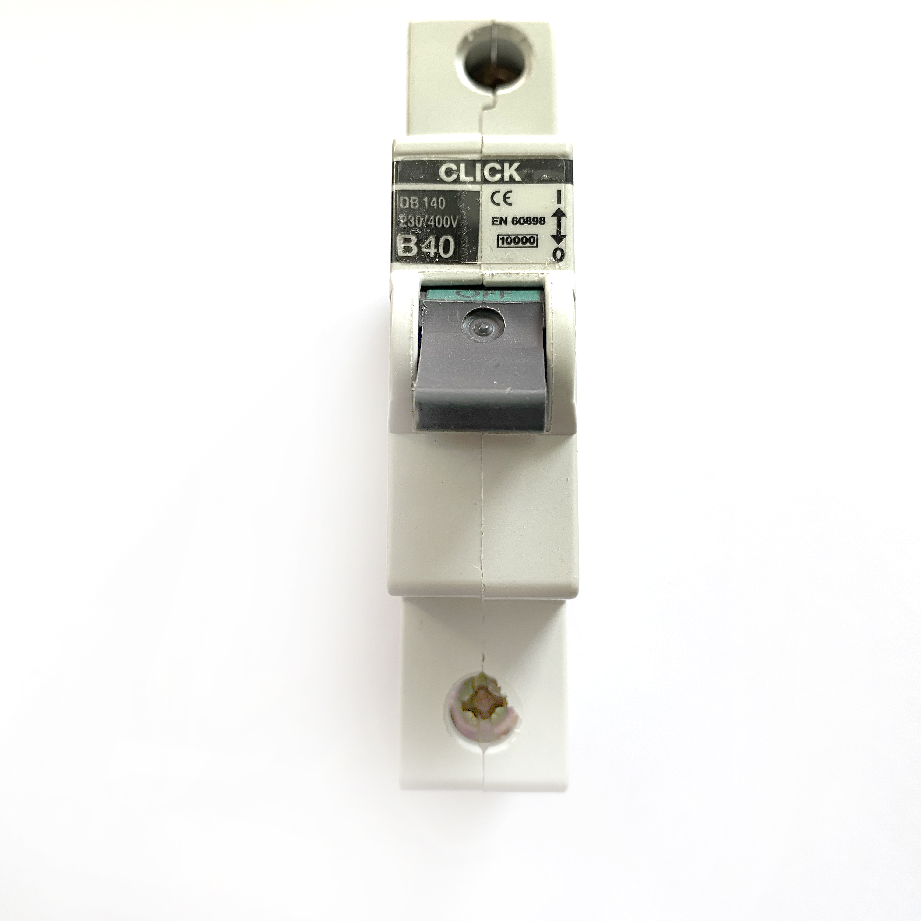 MCB's: Click DB140 B40 40A 40 Amp MCB Circuit Breaker Type B