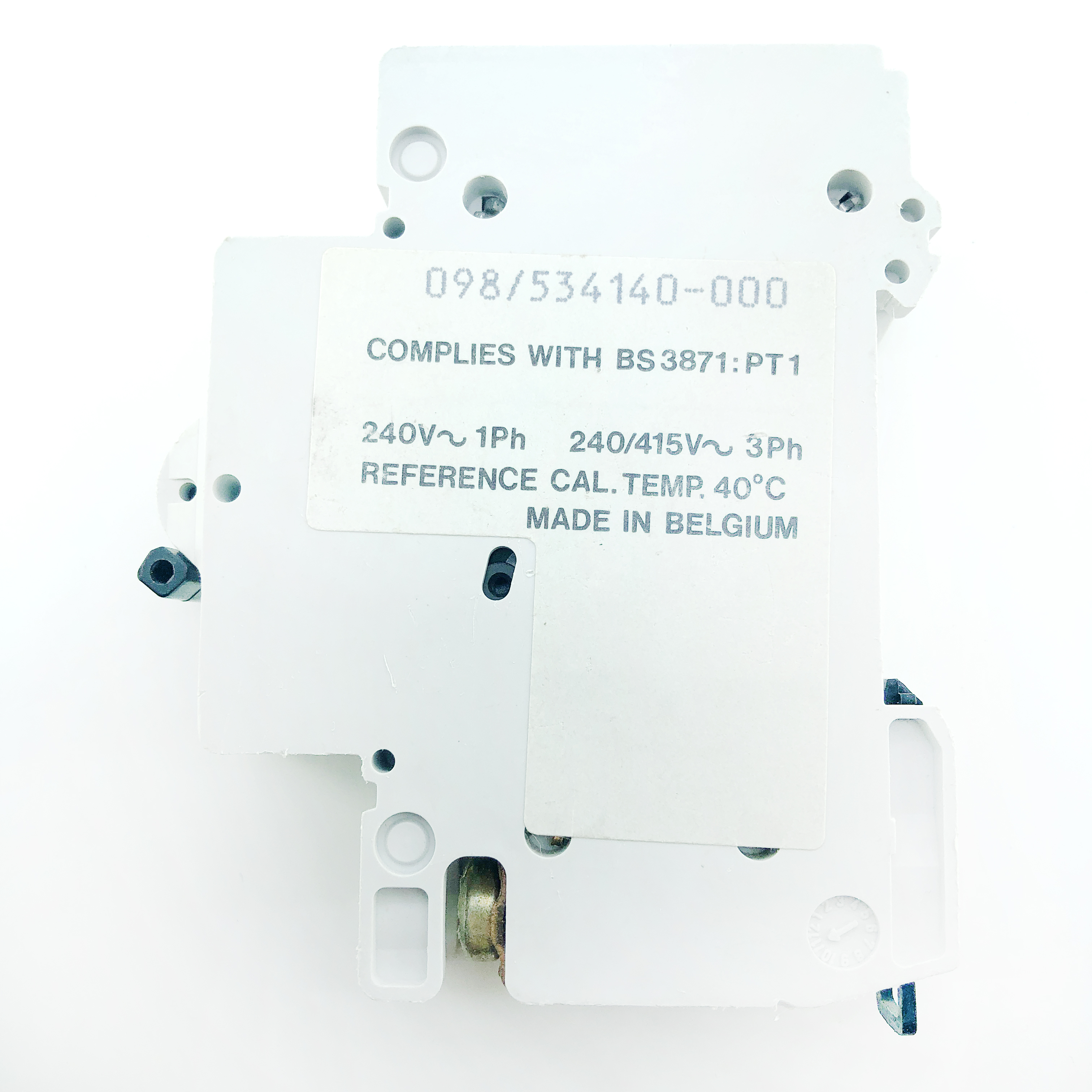 MCB's: GEC Vynckier E40 M6 40A 40 Amp MCB Circuit Breaker Type 2