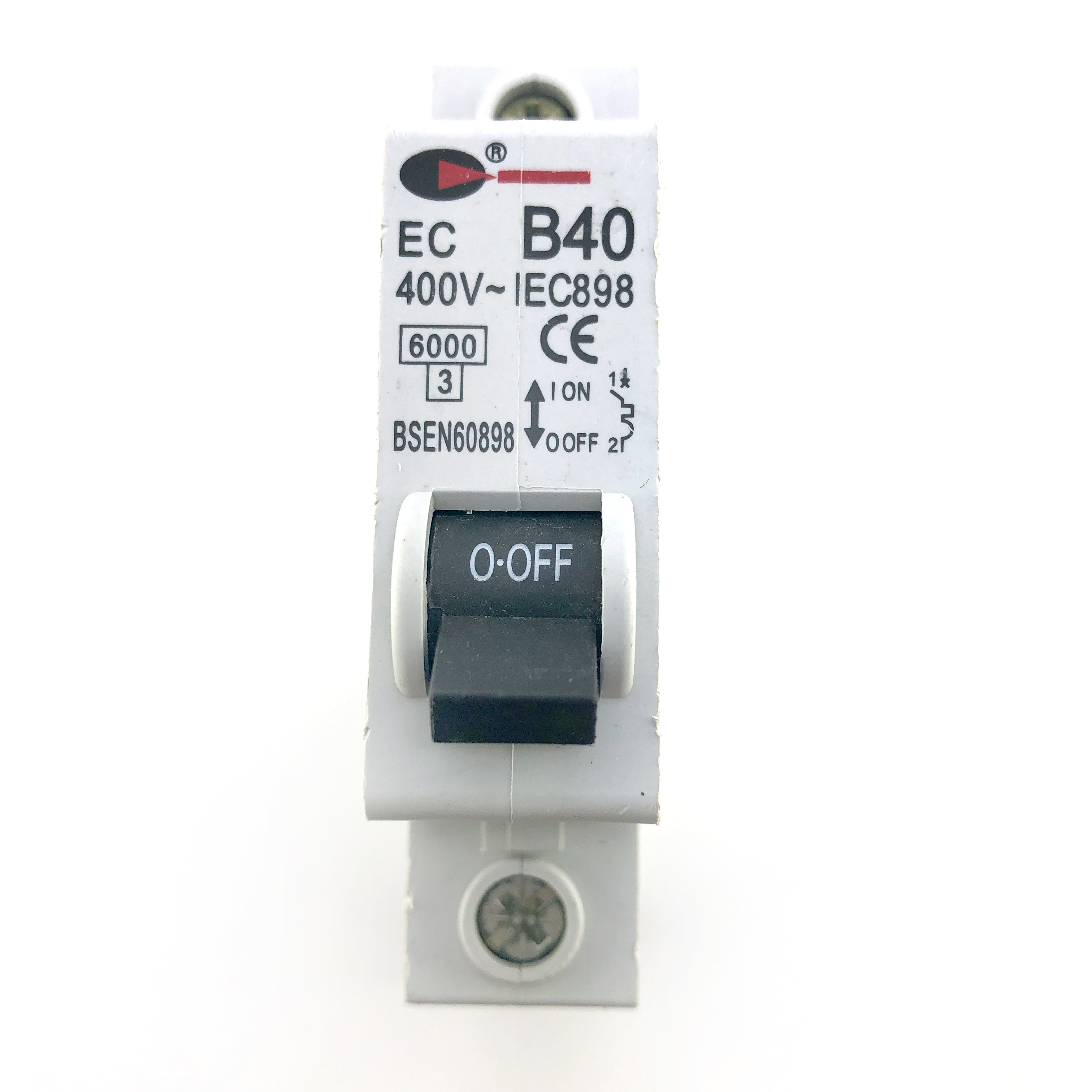 MCB's: Lewden Control Gear CGD EC B40 40A 40 Amp MCB Circuit Breaker Type B