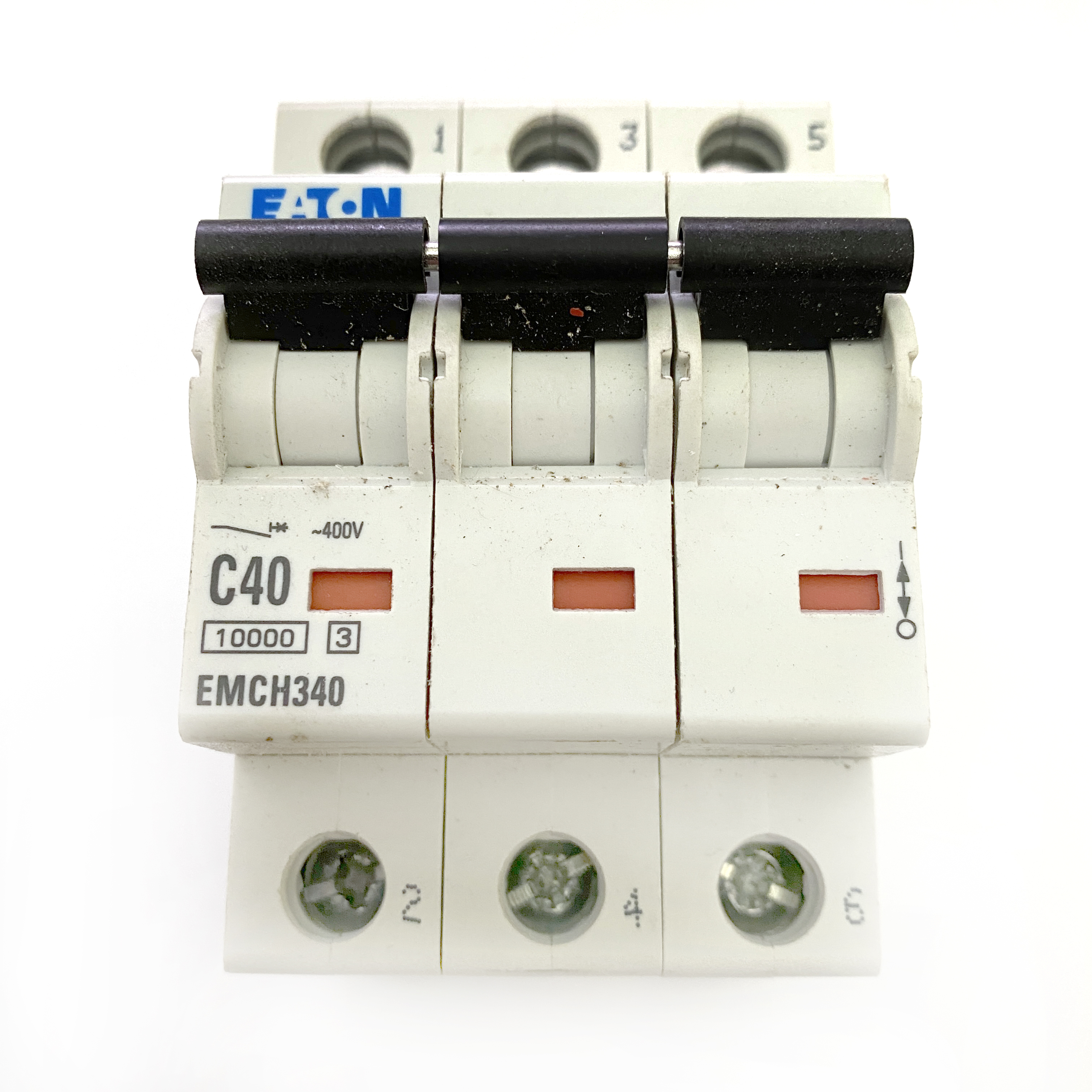 MCB's: Eaton EMCH340 C40 40A 40 Amp 3 Phase Pole MCB Circuit Breaker Type C