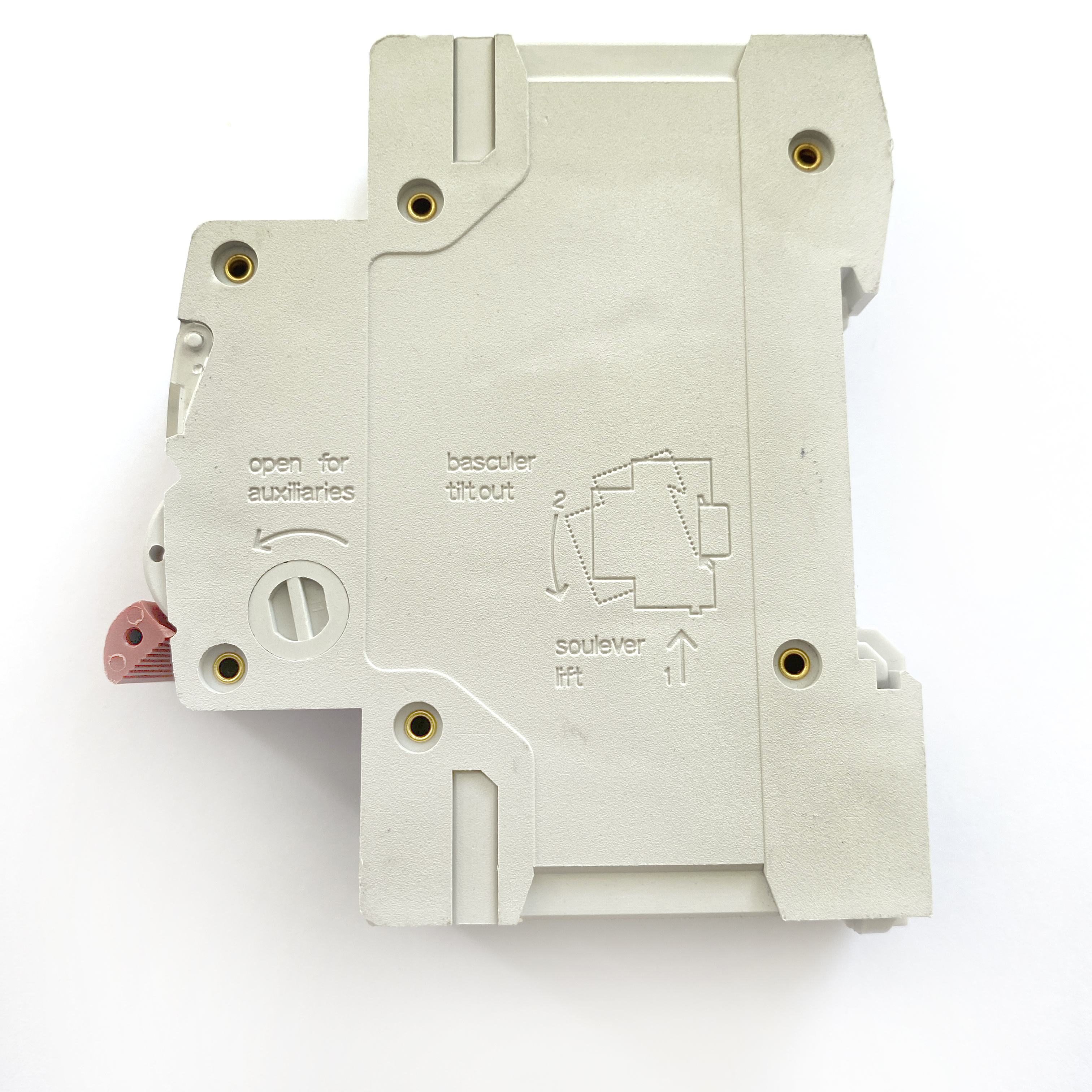 MCB's: Excel EXMCB40 Red Toggle B40 40A 40 Amp MCB Circuit Breaker Type B