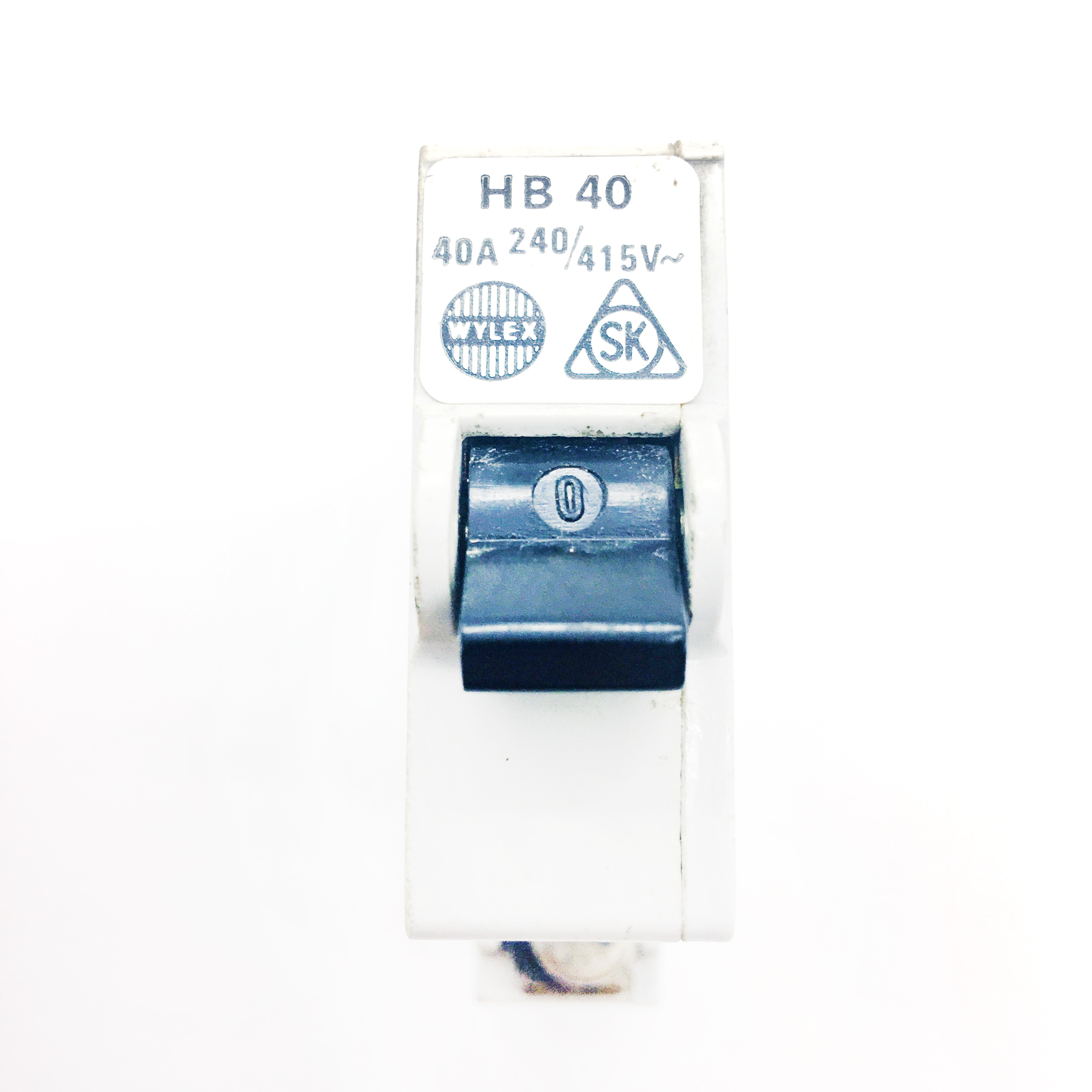 MCB's: Wylex Stotz Kontakt HB40 40A 40 Amp MCB Circuit Breaker Type 2