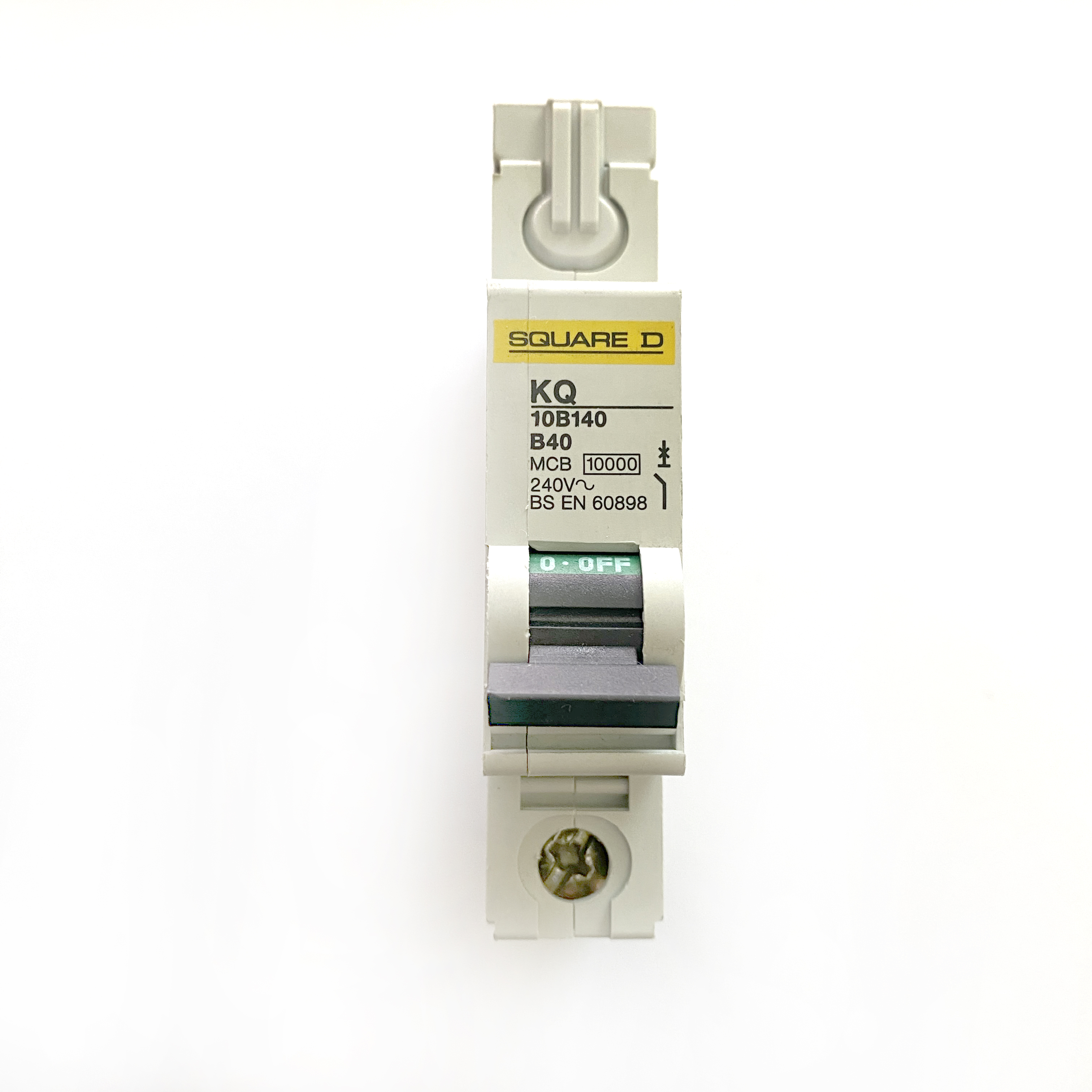 MCB's: Square D KQ 10B140 B40 40A 40 Amp MCB Circuit Breaker Type B