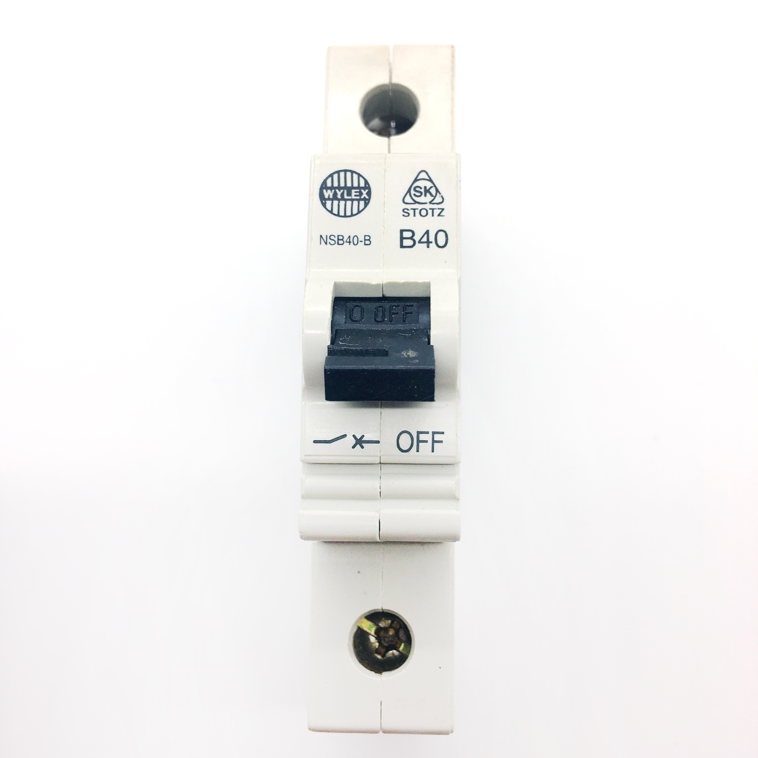 MCB's: Wylex NSB40-B Old Style B40 40A 40 Amp MCB Circuit Breaker Type B