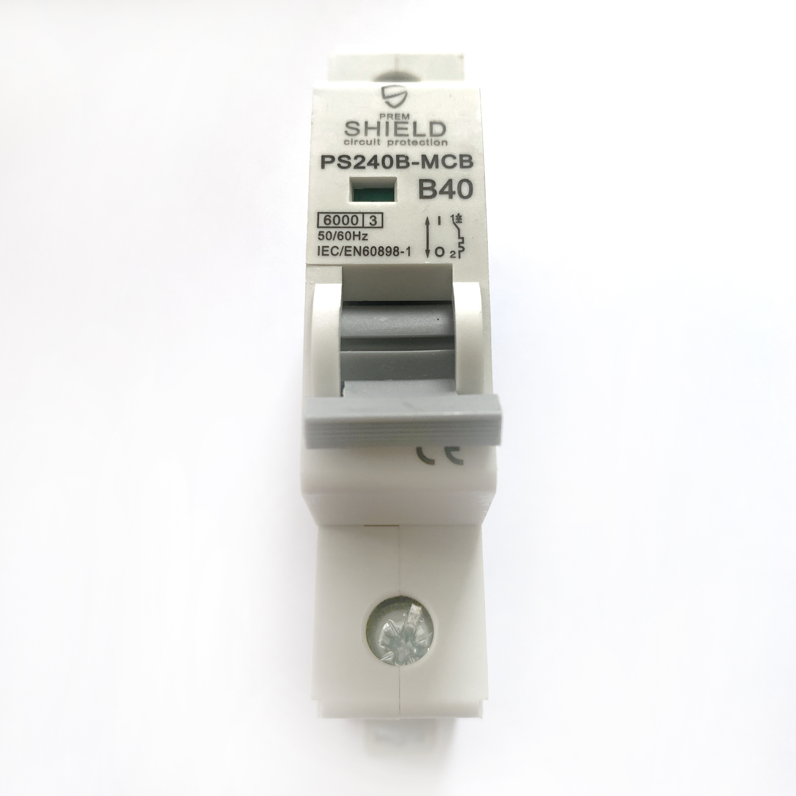MCB's: PremShield PS240B-MCB B40 40A 40 Amp MCB Circuit Breaker Type B