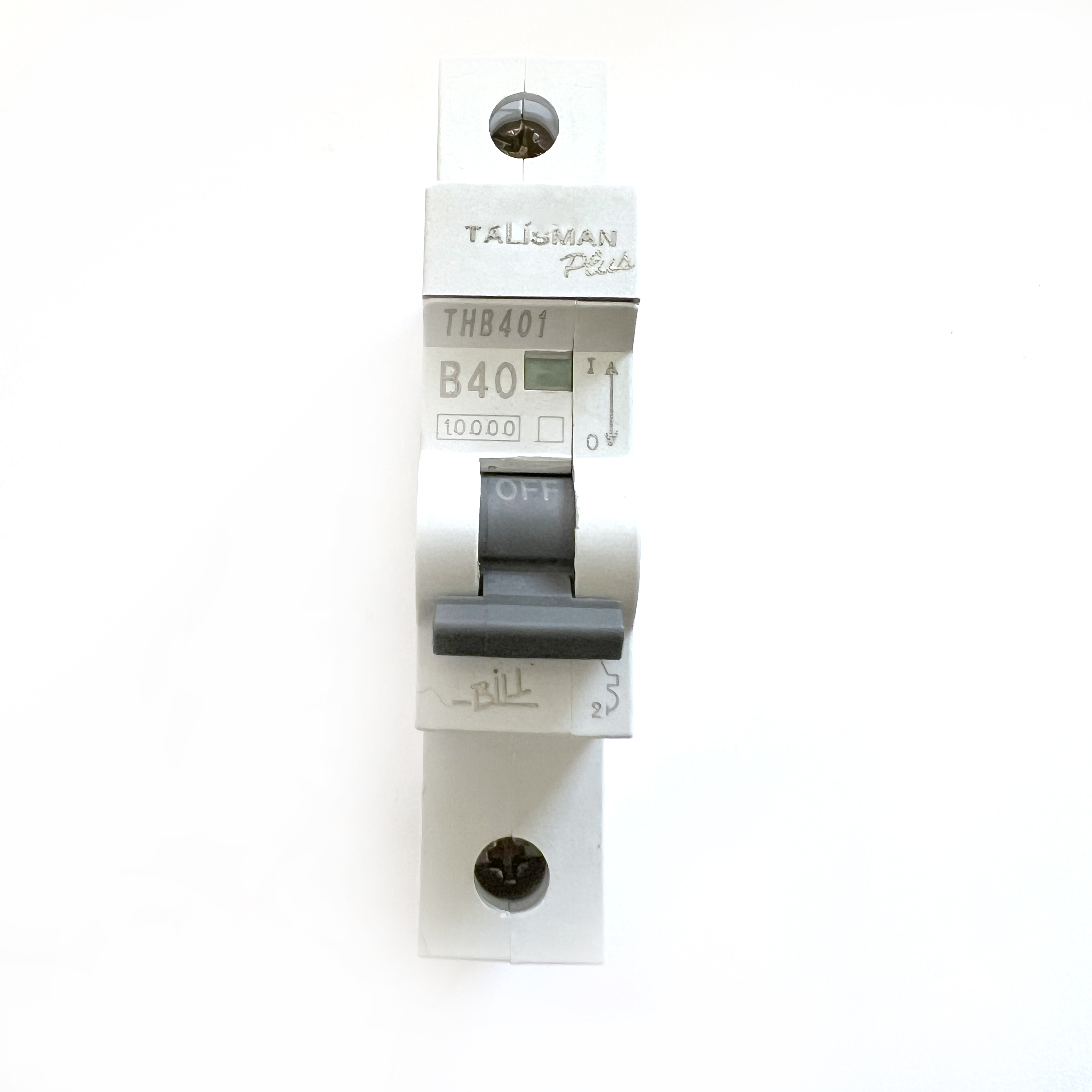 MCB's: Bill Talisman Plus THB401 B40 40A Amp MCB Circuit Breaker Type B