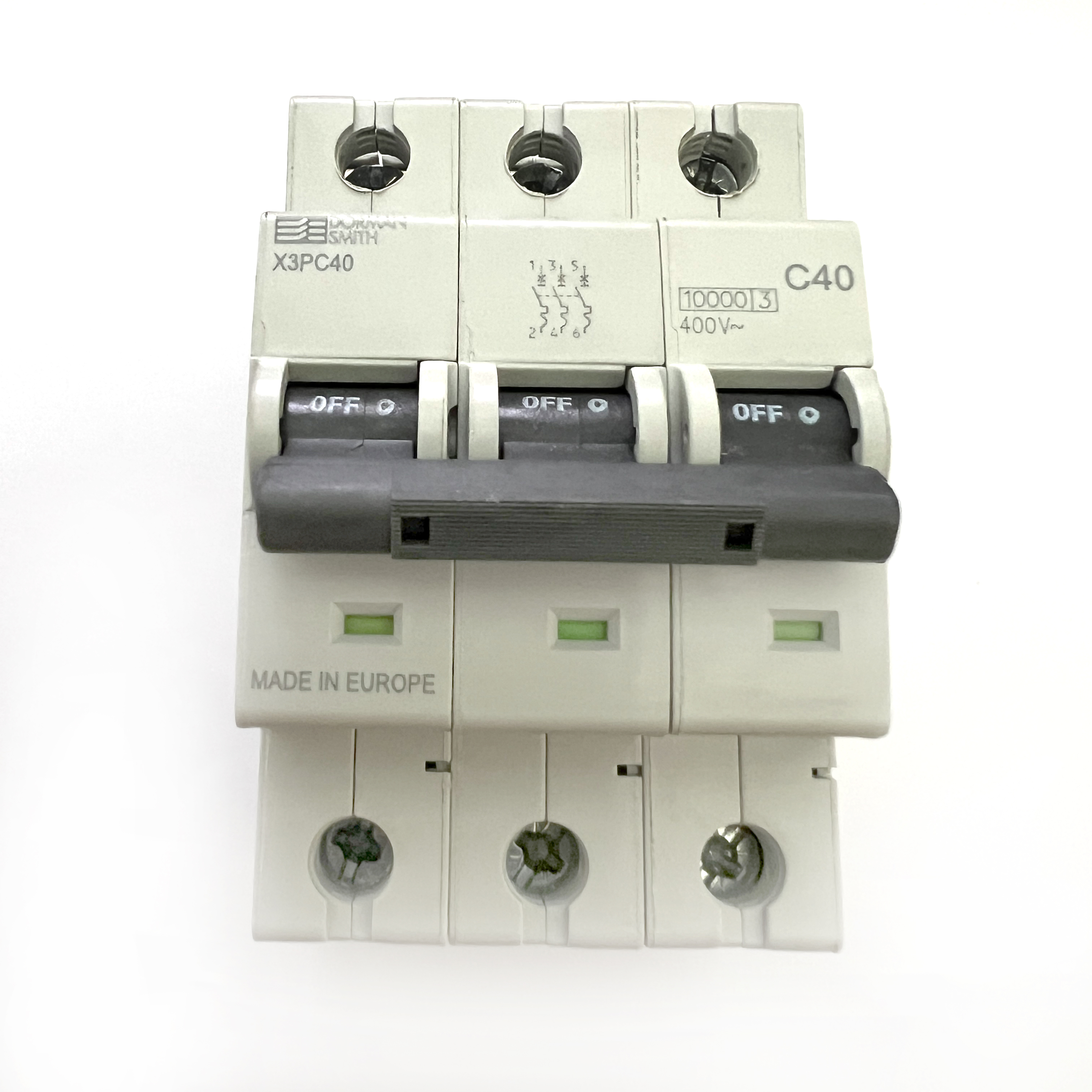 MCB's: Dorman Smith X3PC40 C40 40A 40 Amp 3 Pole Phase MCB Circuit ...