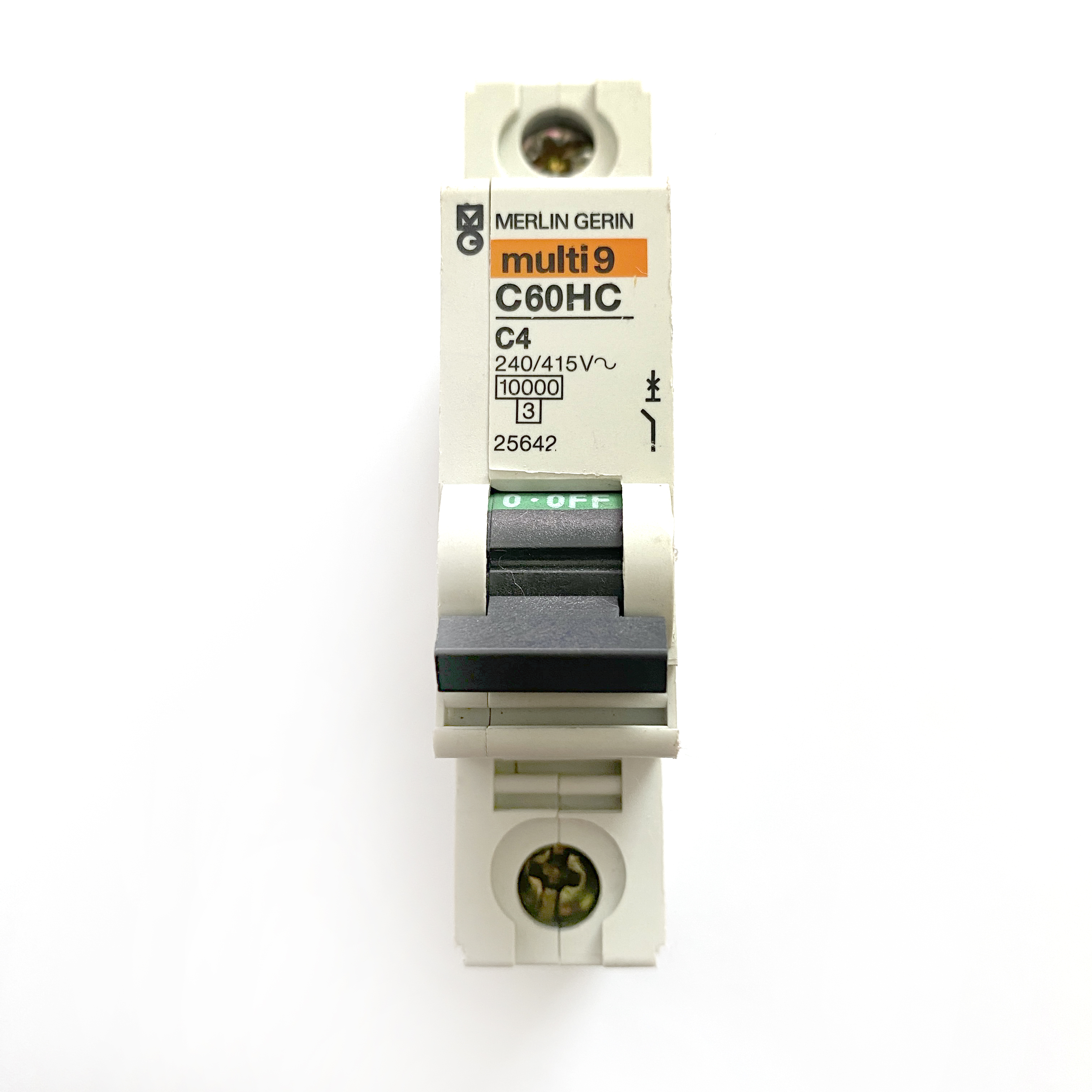 MCB's: Merlin Gerin Multi9 C60HC 25642 C4 4A 4 Amp MCB Circuit Breaker ...