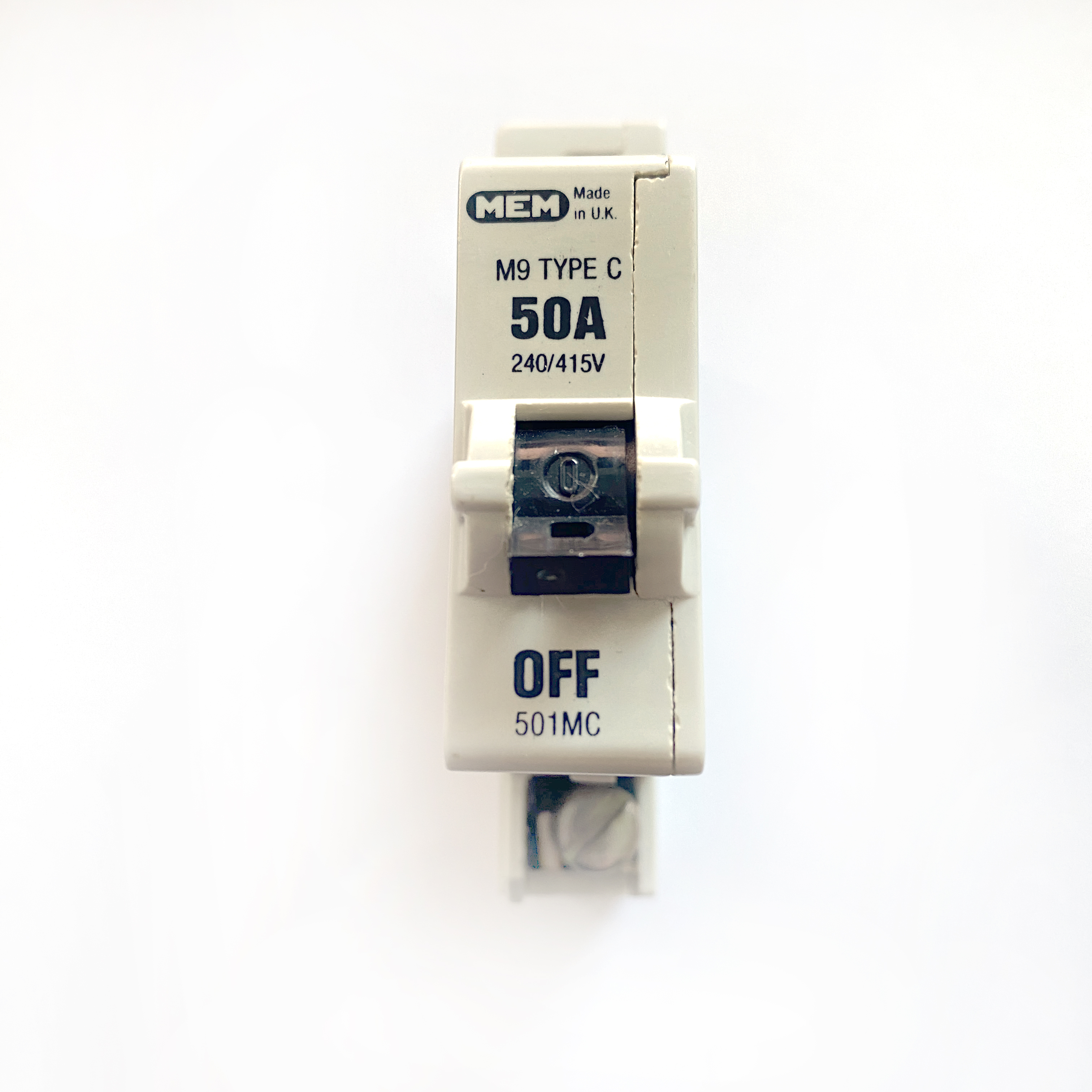 MCB's: MEM Memshield 1 501MC 501C 501MB3 M9 C50 50A 50 Amp MCB Circuit ...