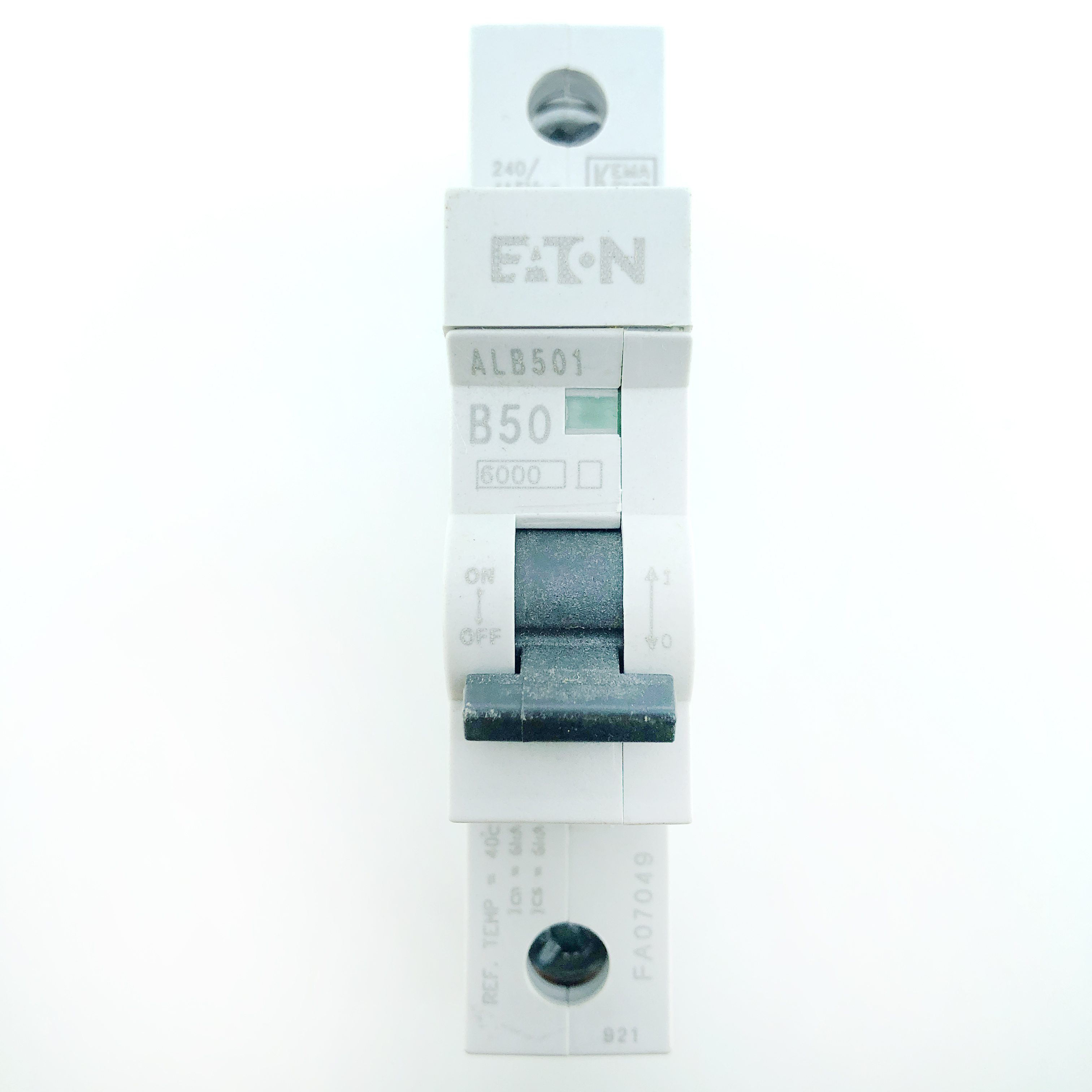 MCB's: Eaton ALB501 B50 50A 50 Amp MCB Circuit Breaker Type B