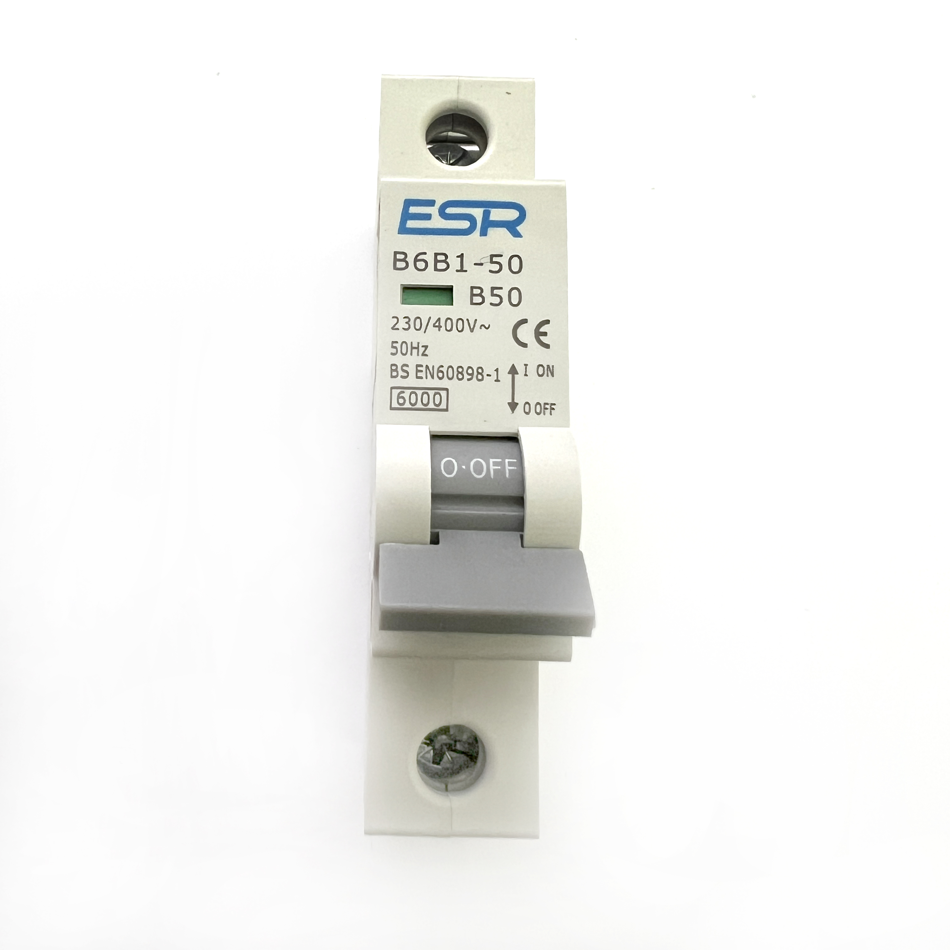 MCB's: ESR B6B1-50 B50 50A 50 Amp MCB Circuit Breaker Type B