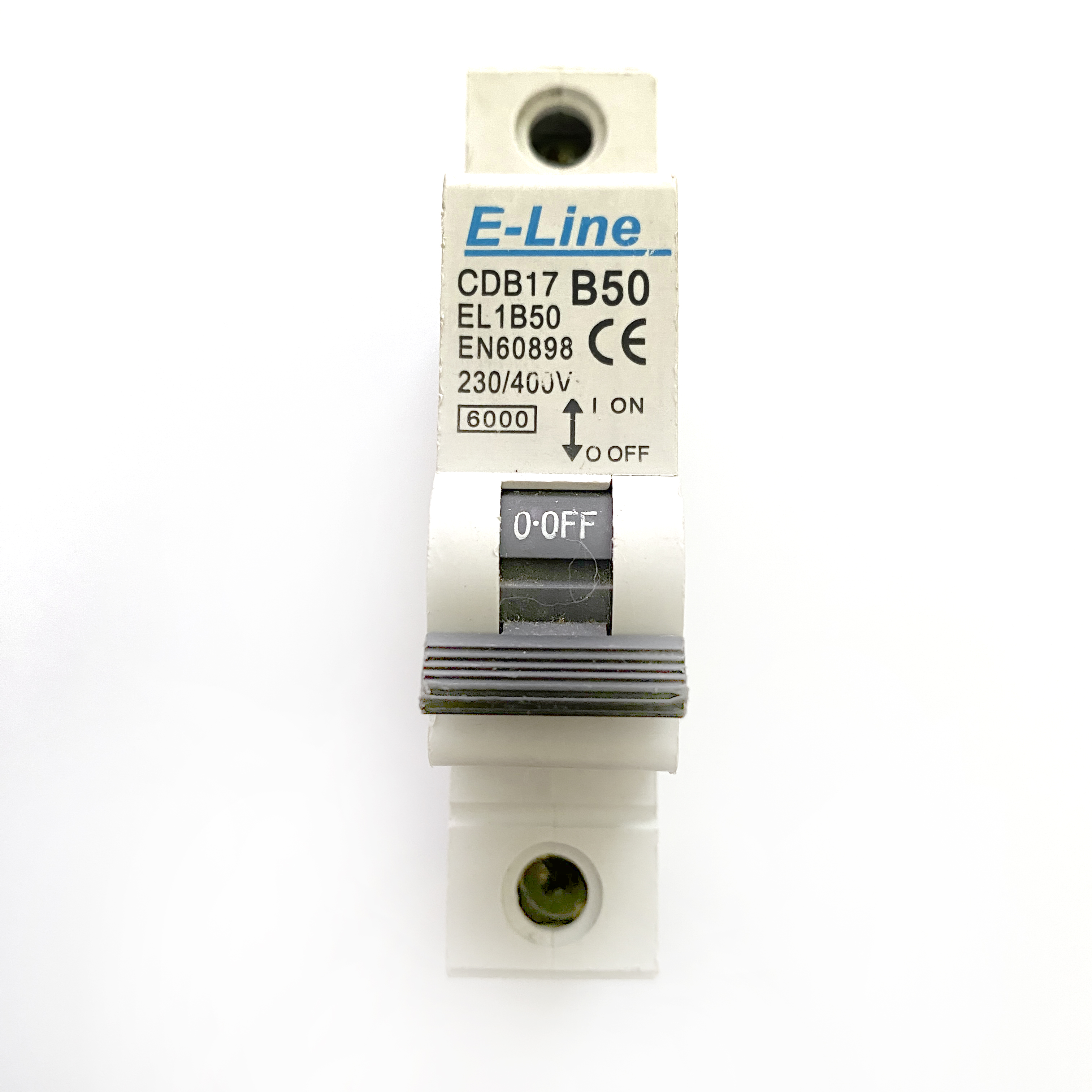 MCB's: E-Line CDB17 EL1B50 B50 50A 50 Amp MCB Circuit Breaker Type B