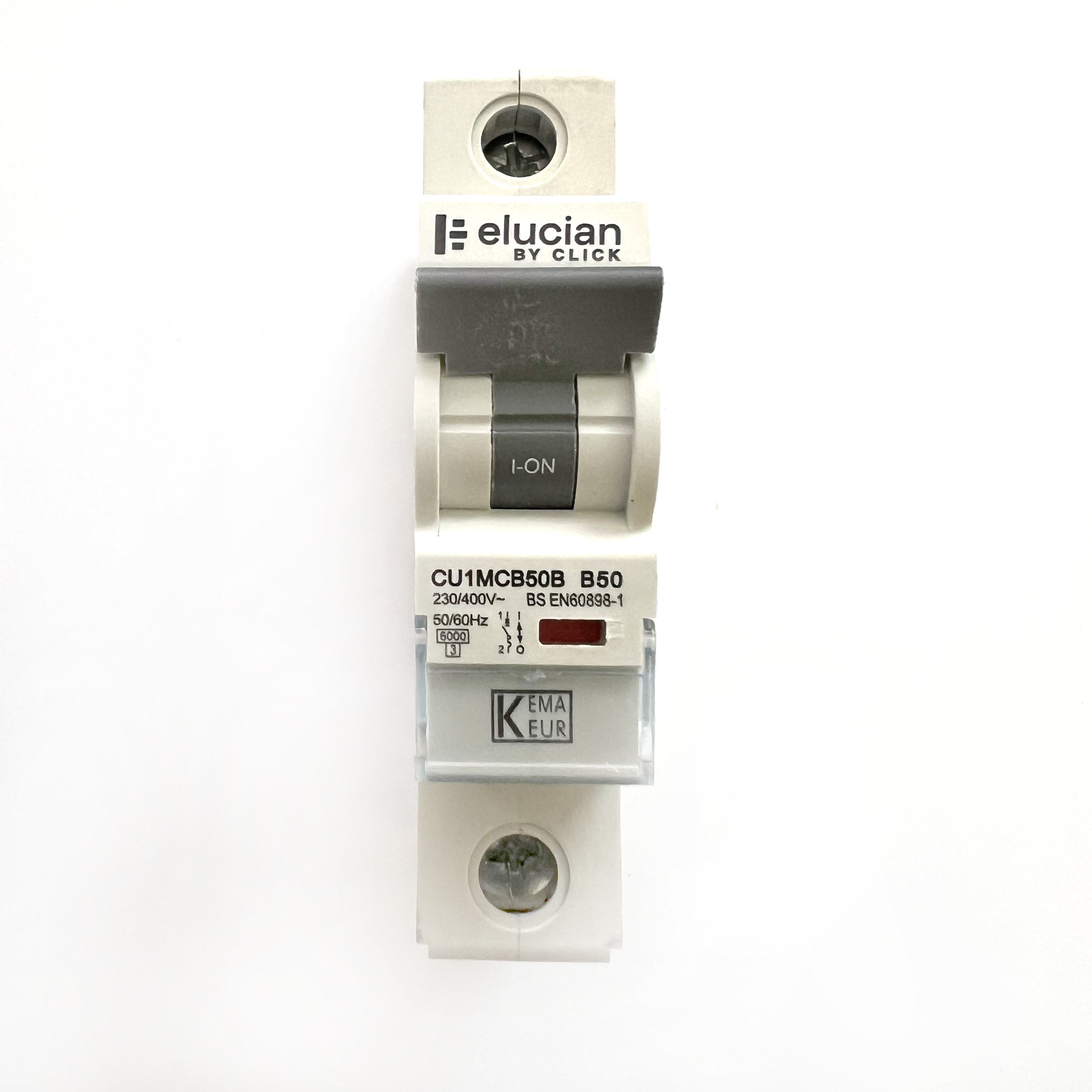 MCB's: Elucian Click CU1MCB50B B50 50A 50 Amp MCB Circuit Breaker Type B