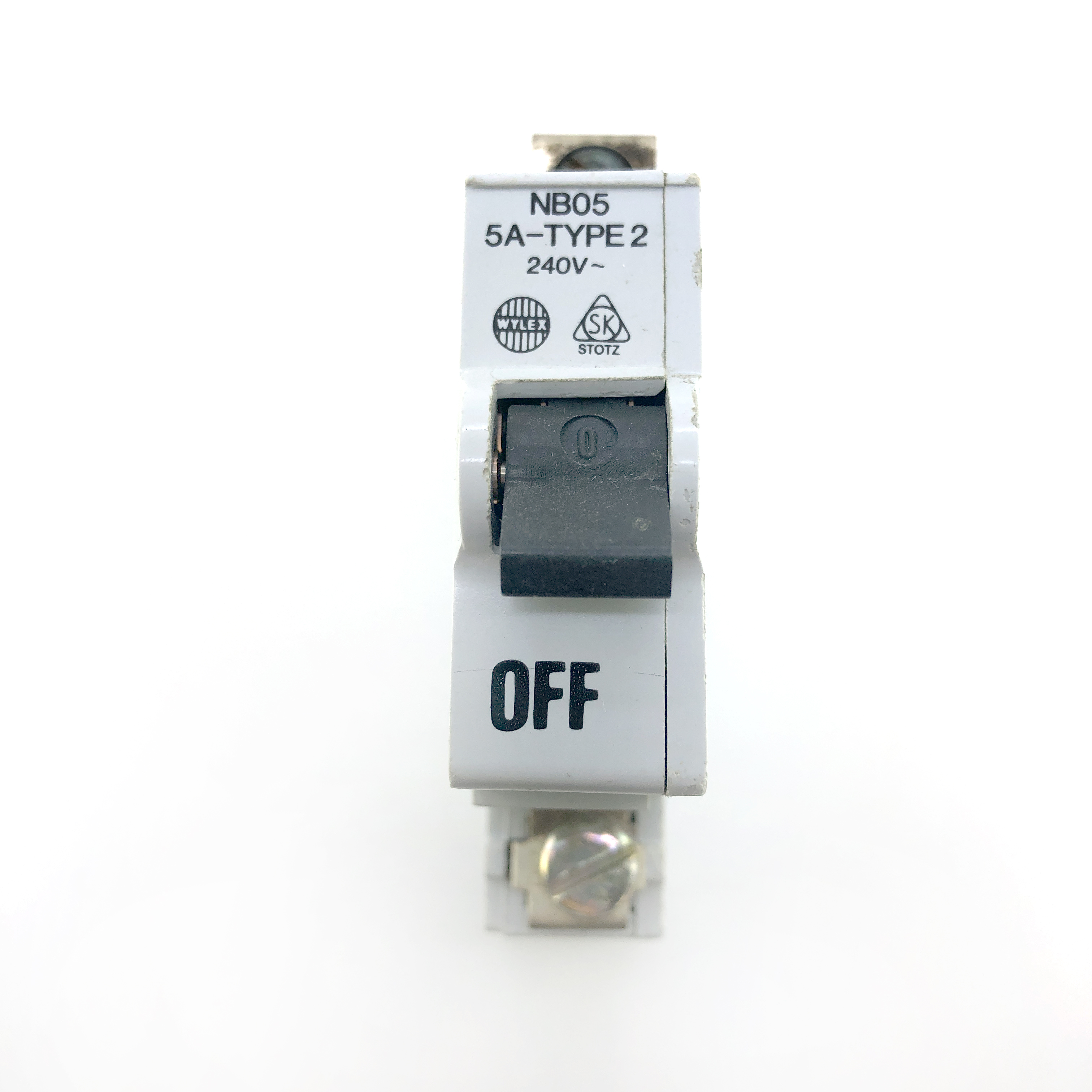 MCB's: Wylex Stotz SK HB05 5A 5 Amp MCB Circuit Breaker Type 2