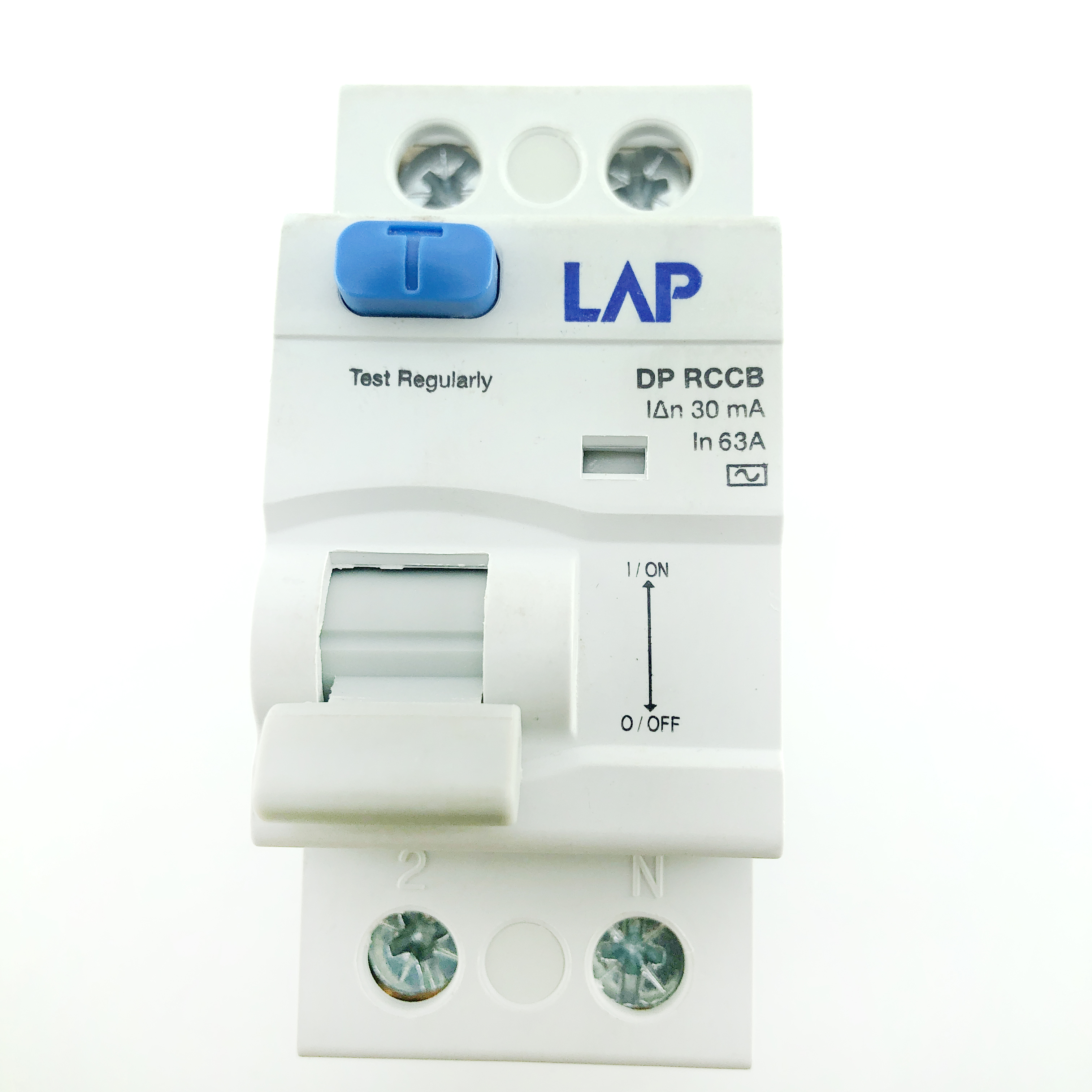 Residual Current Devices: LAP DP 63A 63 Amp 30mA RCD RCCB 2 Double Pole ...