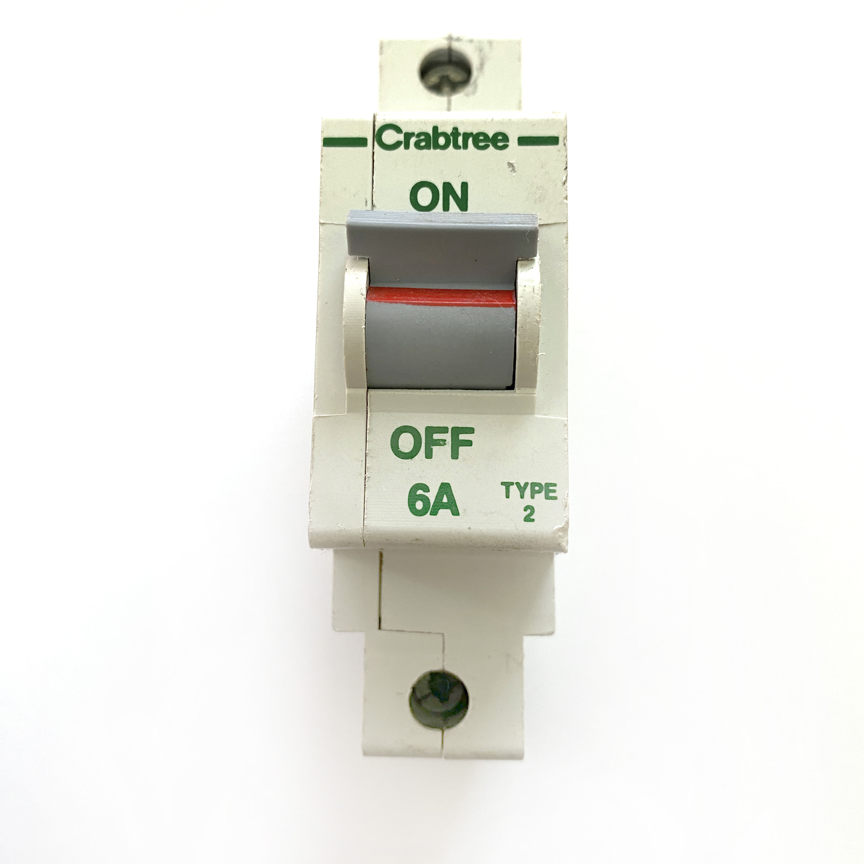 MCB's: Crabtree Polestar 602/06 6A 6 Amp MCB Circuit Breaker Type 2