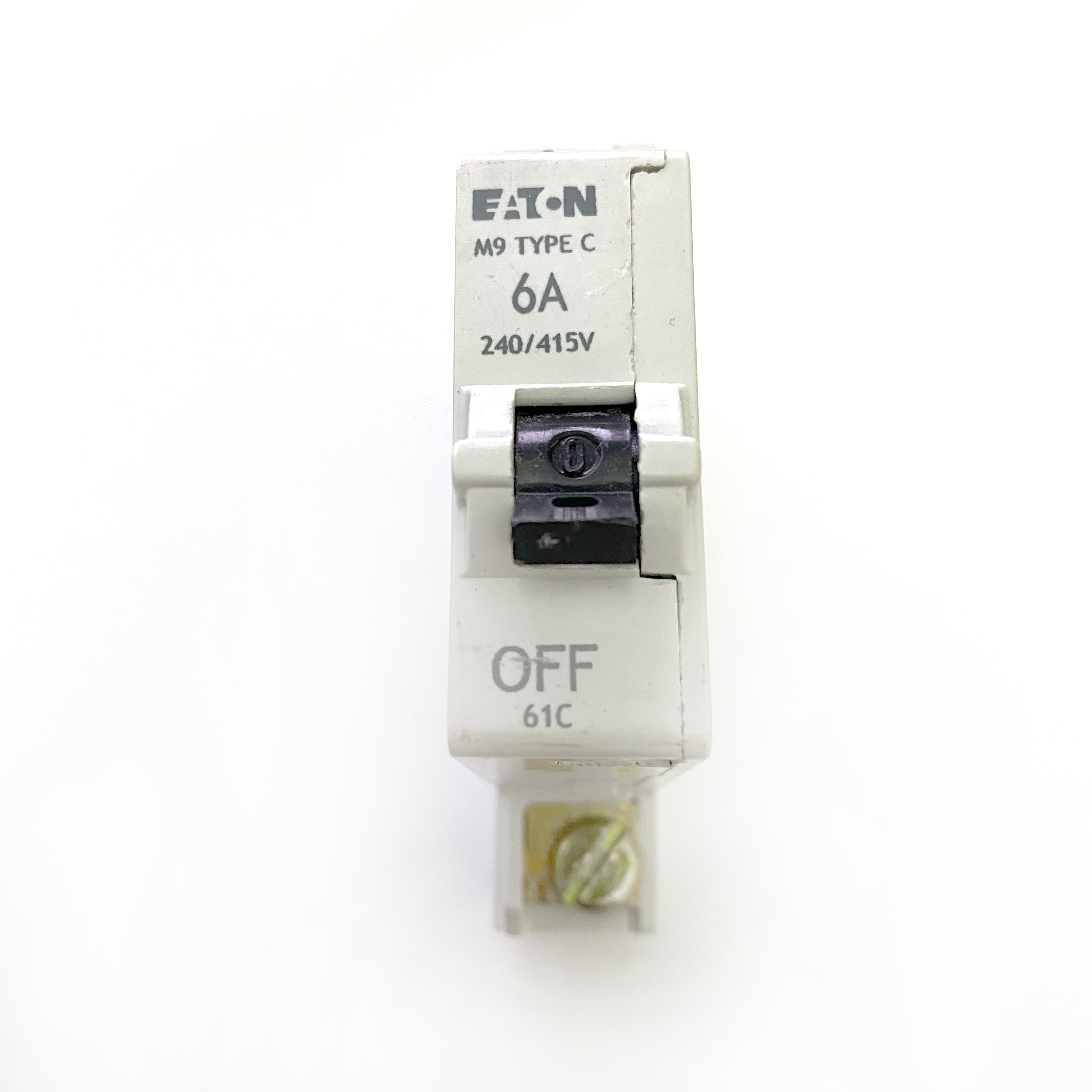 MCB's: Eaton 61C M9 C6 6A 6 Amp MCB Circuit Breaker Type C