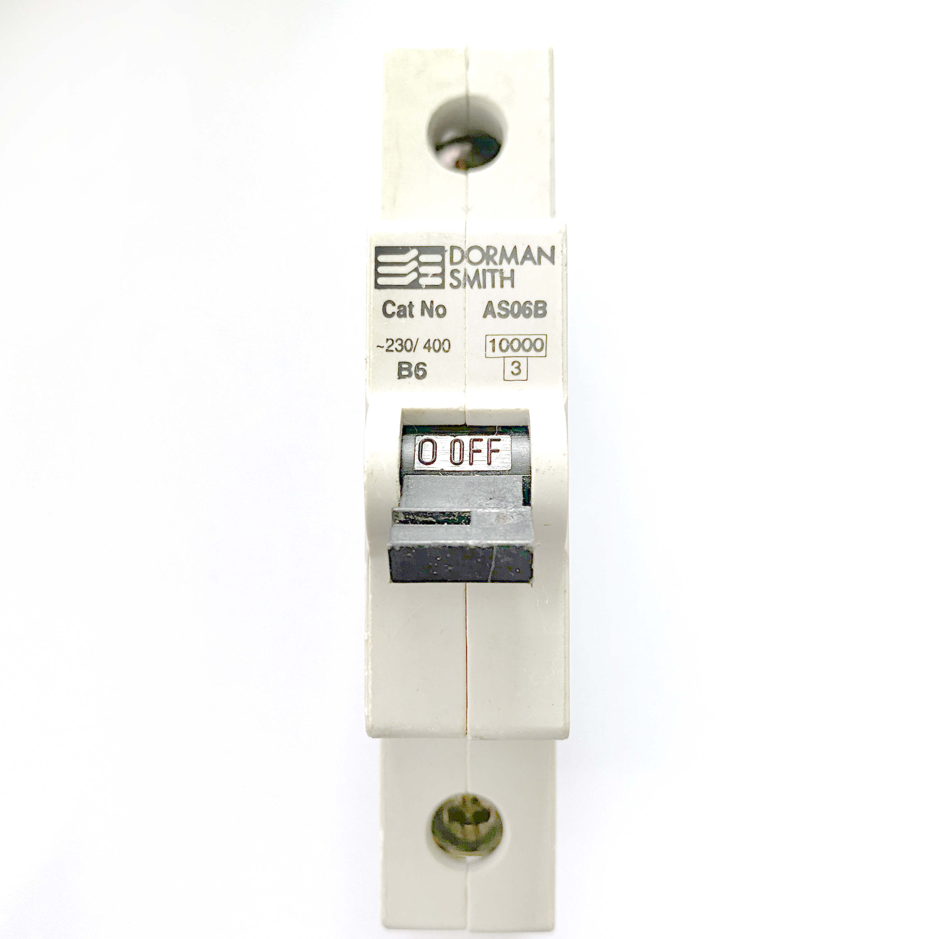 MCB's: Dorman Smith AS06B B6 6A 6 Amp MCB Circuit Breaker Type B