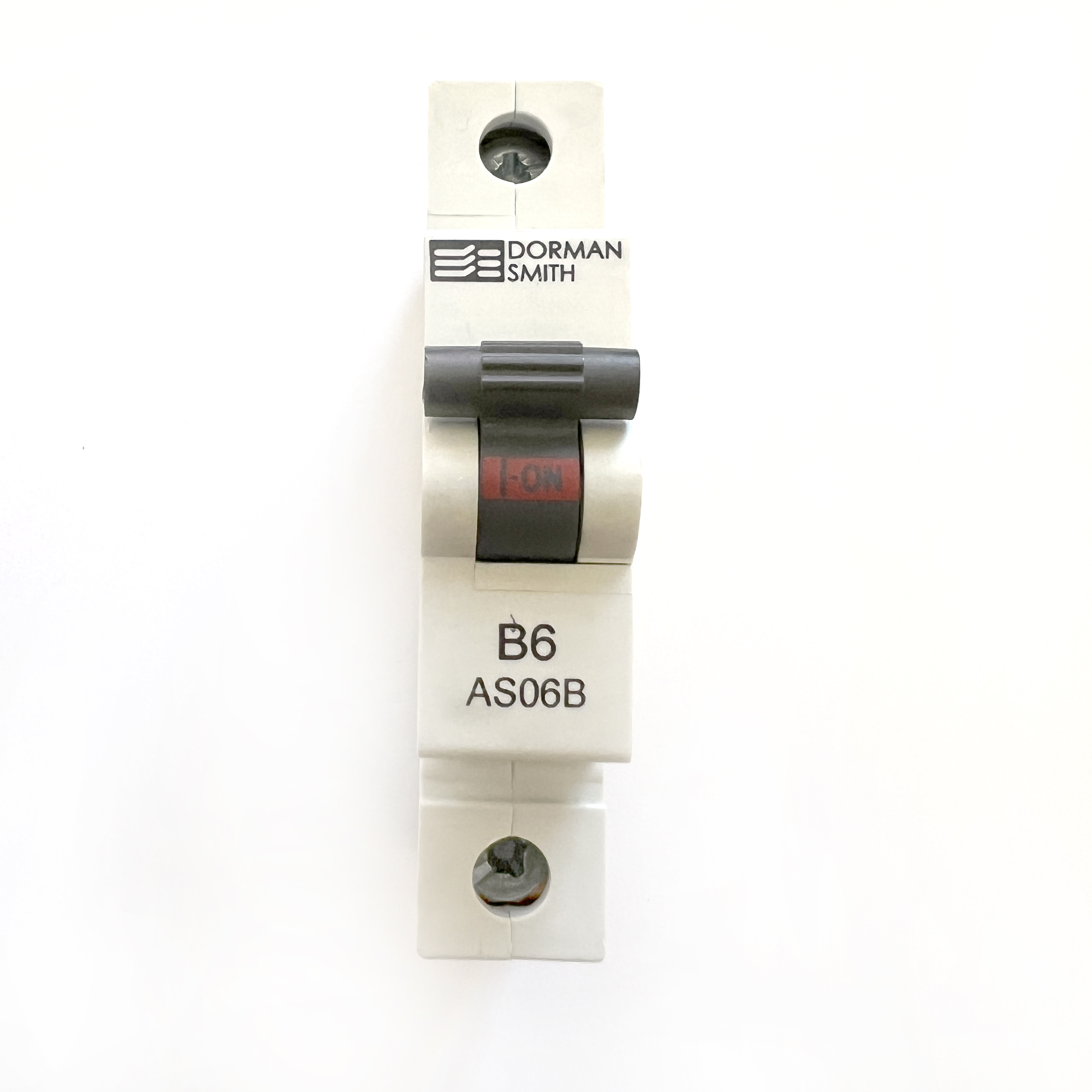 MCB's: Dorman Smith AS06B Black Clip B6 6A 6 Amp MCB Circuit Breaker Type B