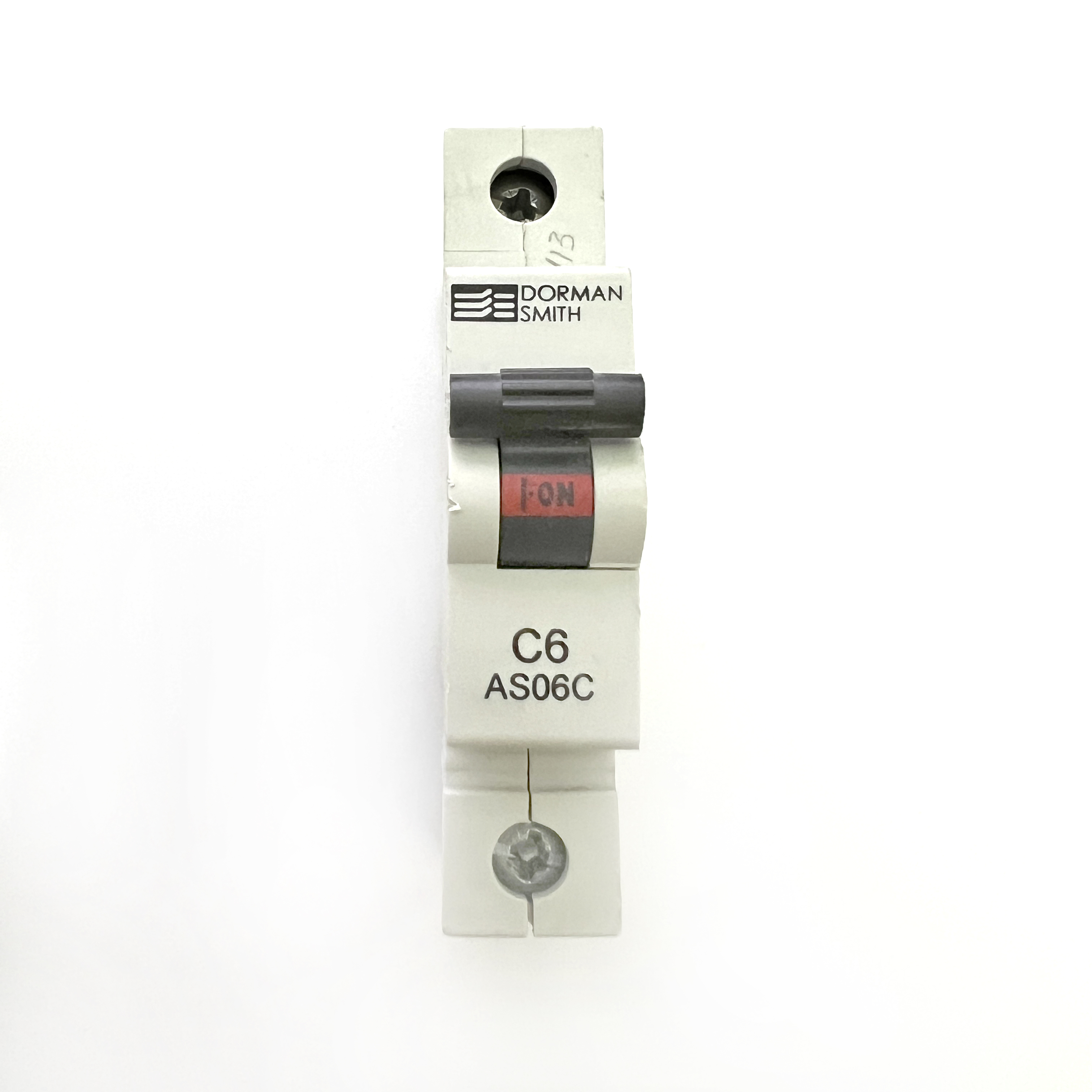 MCB's: Dorman Smith AS06C Black Clip C6 6A 6 Amp MCB Circuit Breaker Type C