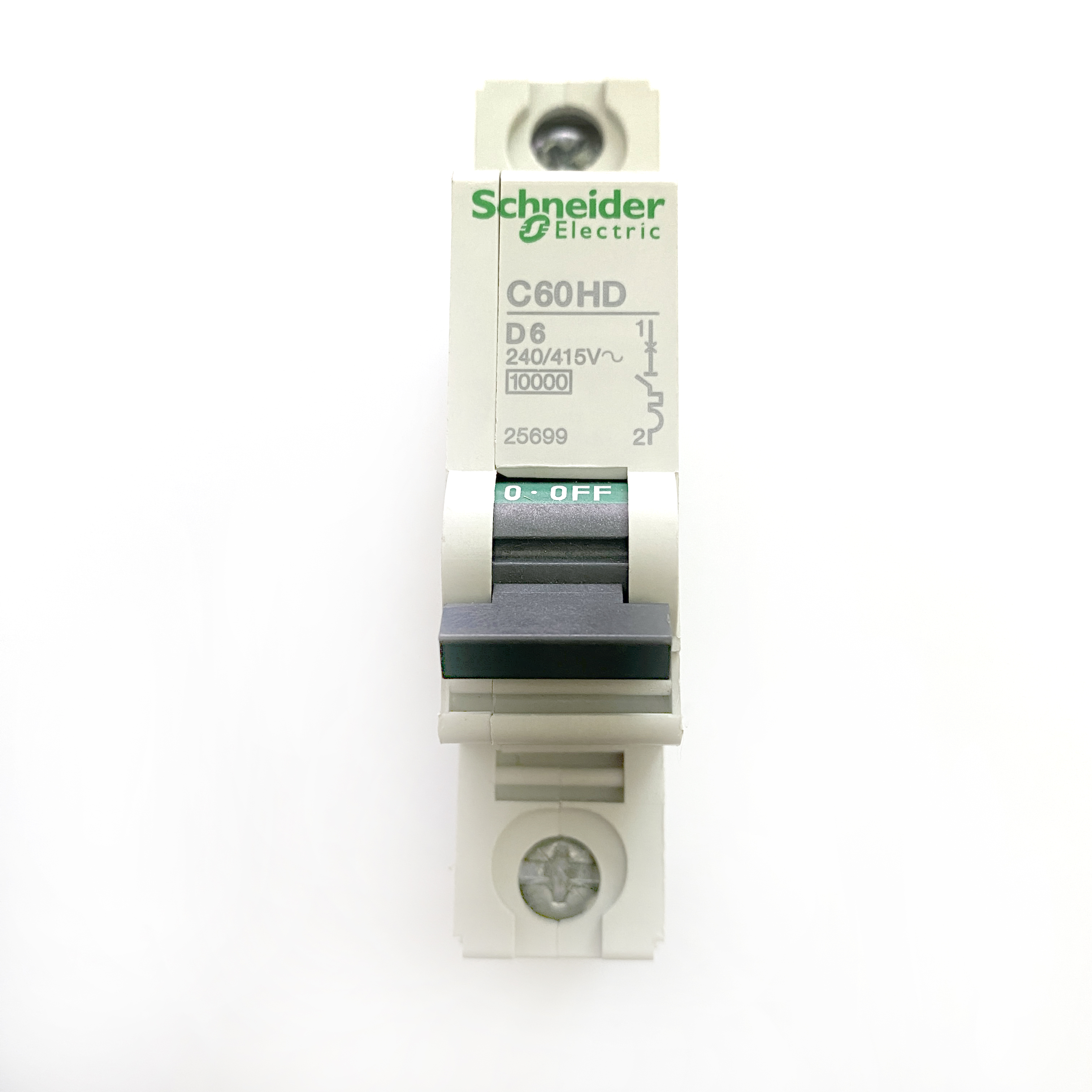 MCB's: Schneider Electric C60HD 25699 D6 6A 6 Amp MCB Circuit Breaker ...