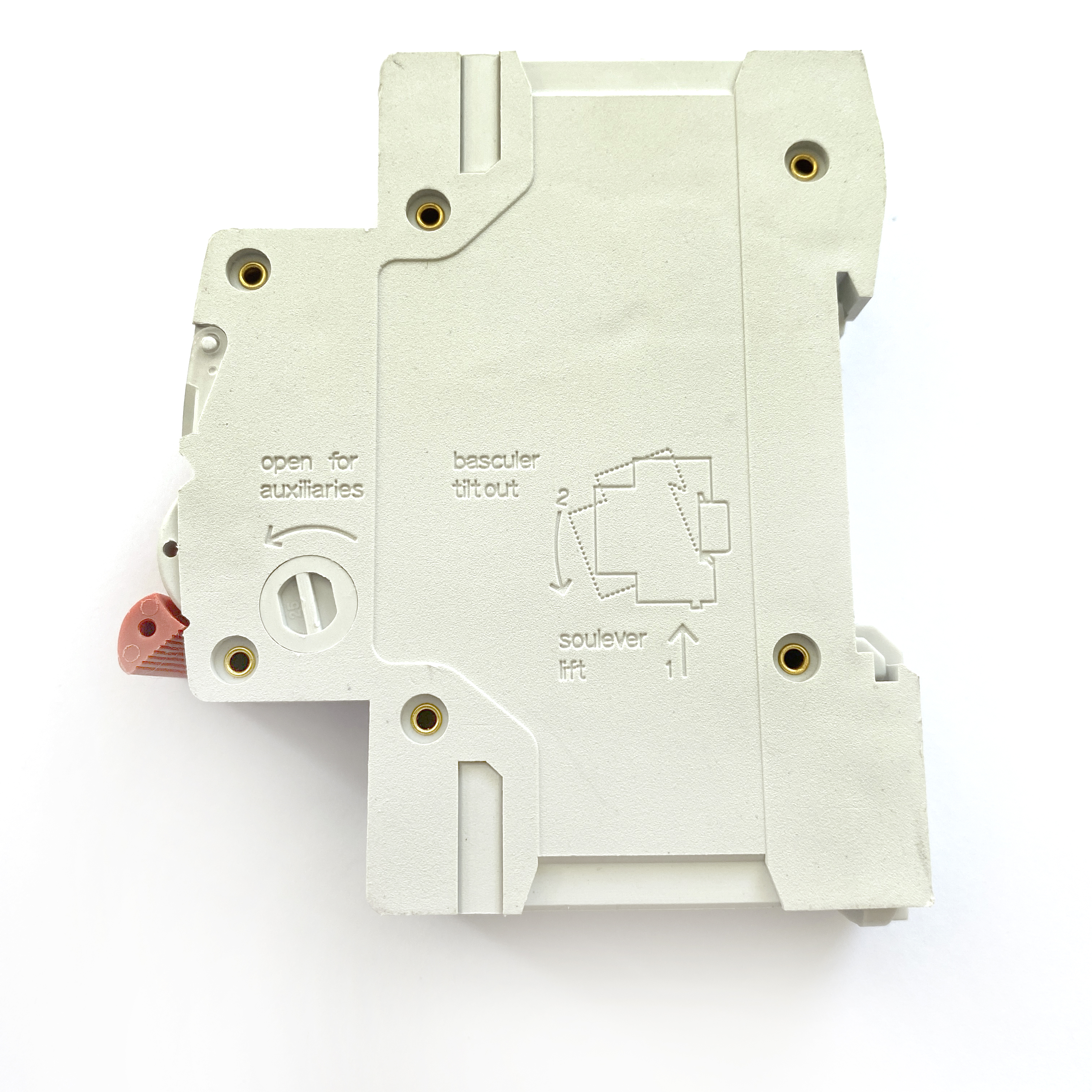 MCB's: Excel EXMCB06 Red Toggle B6 6A 6 Amp MCB Circuit Breaker Type B
