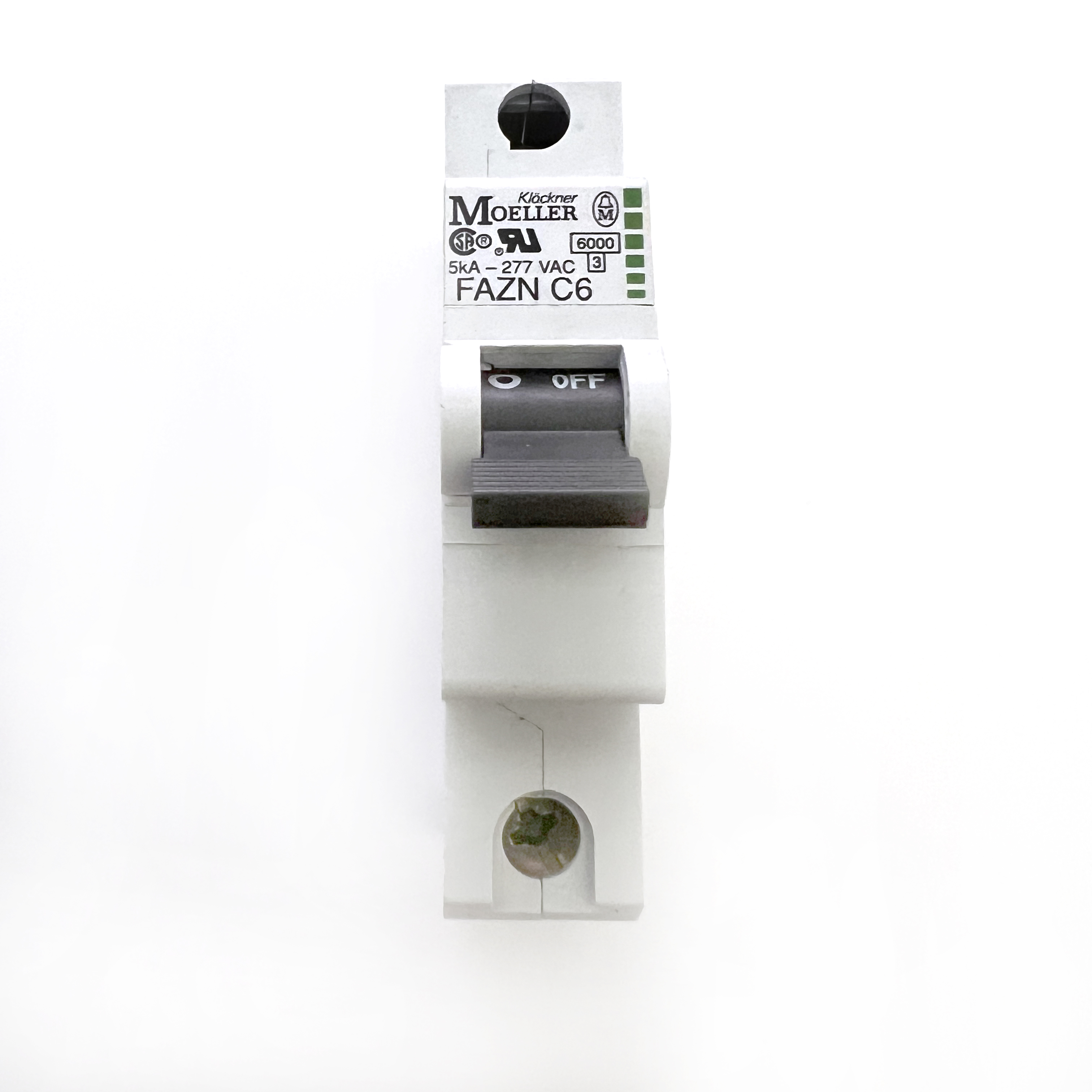 MCB's: Moeller Faz FAZN-C6 C6 6A 6 Amp MCB Circuit Breaker Type C