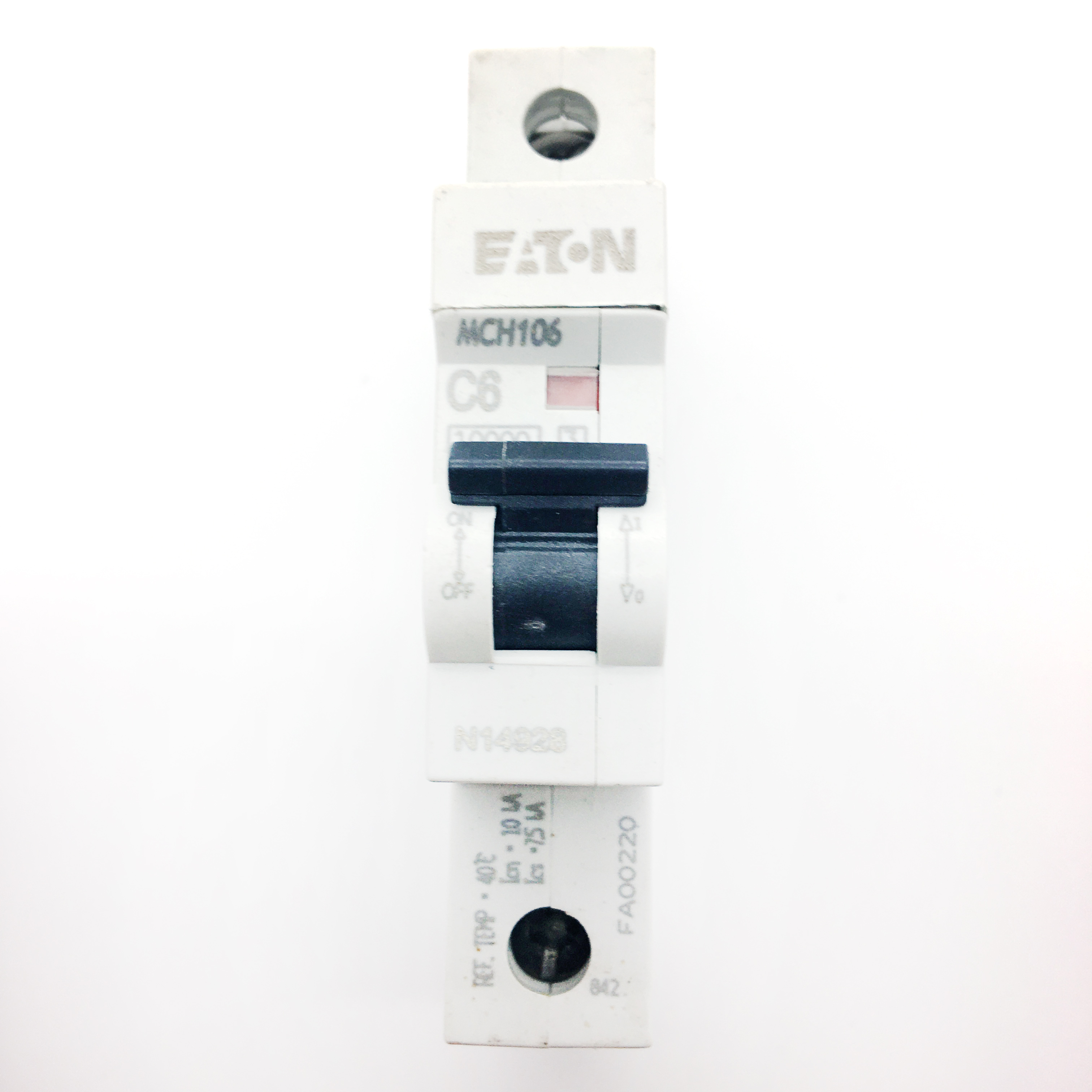 MCB's: Eaton MCH106 C6 6A 6 Amp MCB Circuit Breaker Type C