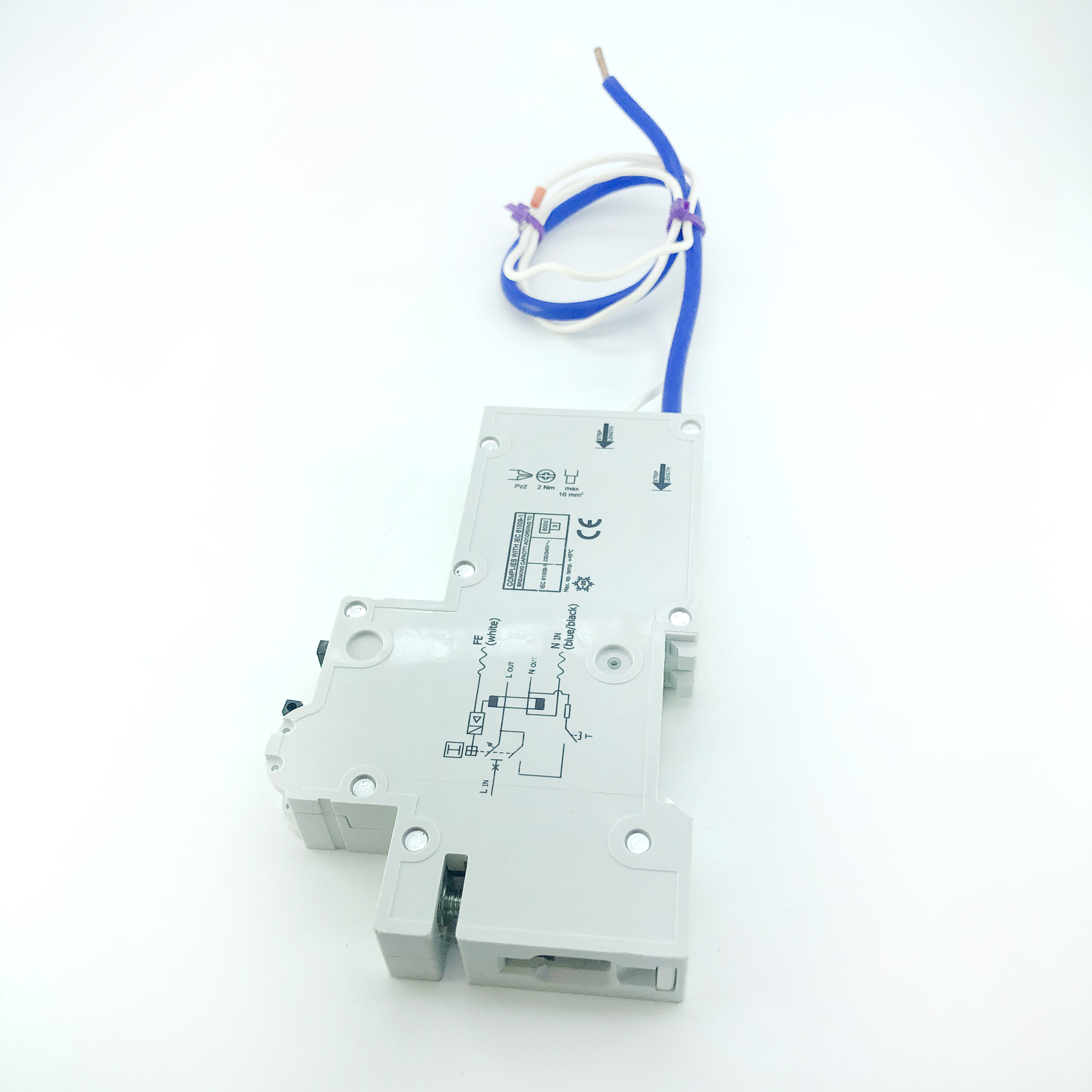 RCBO's: Wylex NHXSBS1B06 B6 6A 6 Amp 30mA RCBO Circuit Breaker Type A
