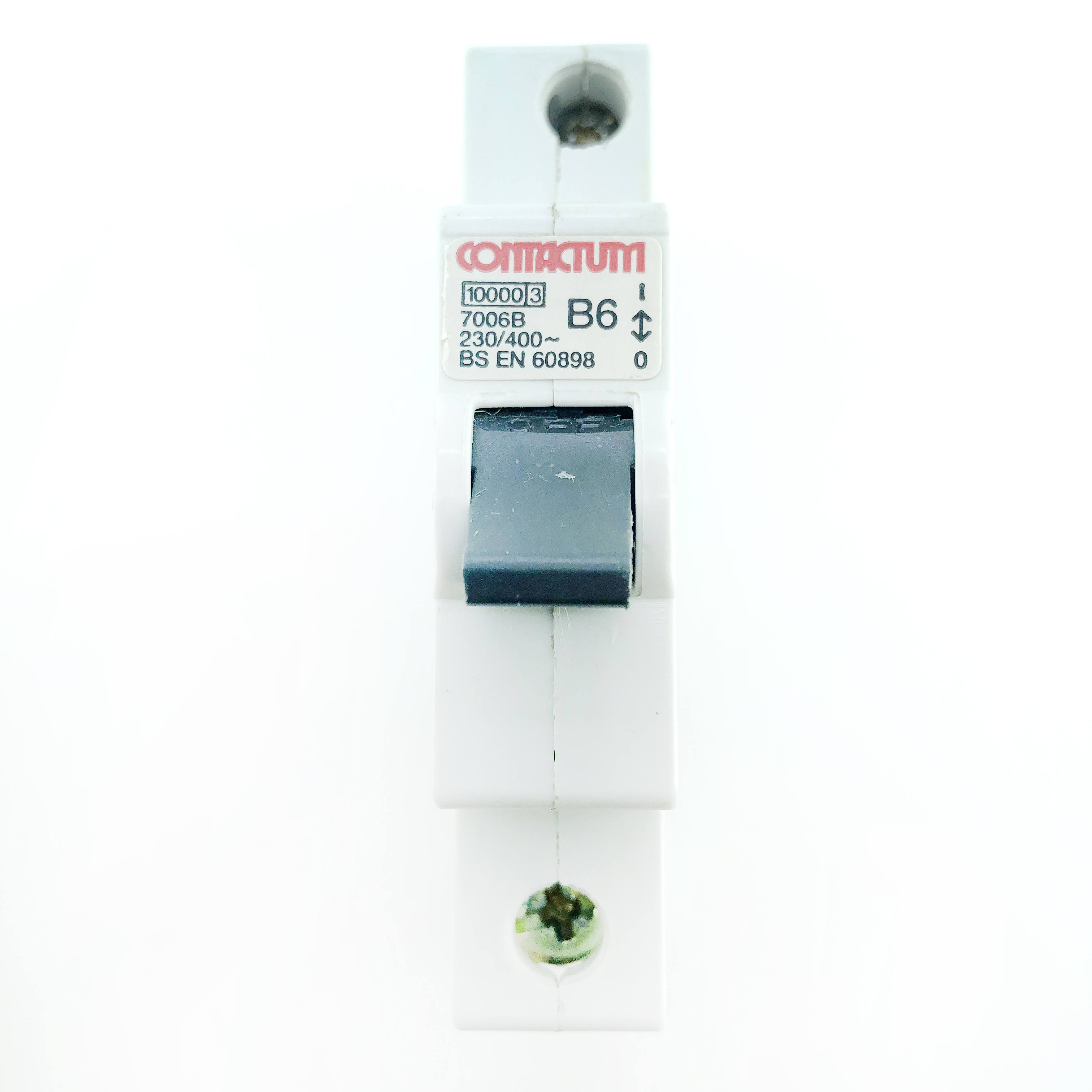 MCB's: Contactum 7006B B6 6A 6 Amp MCB Circuit Breaker Type B