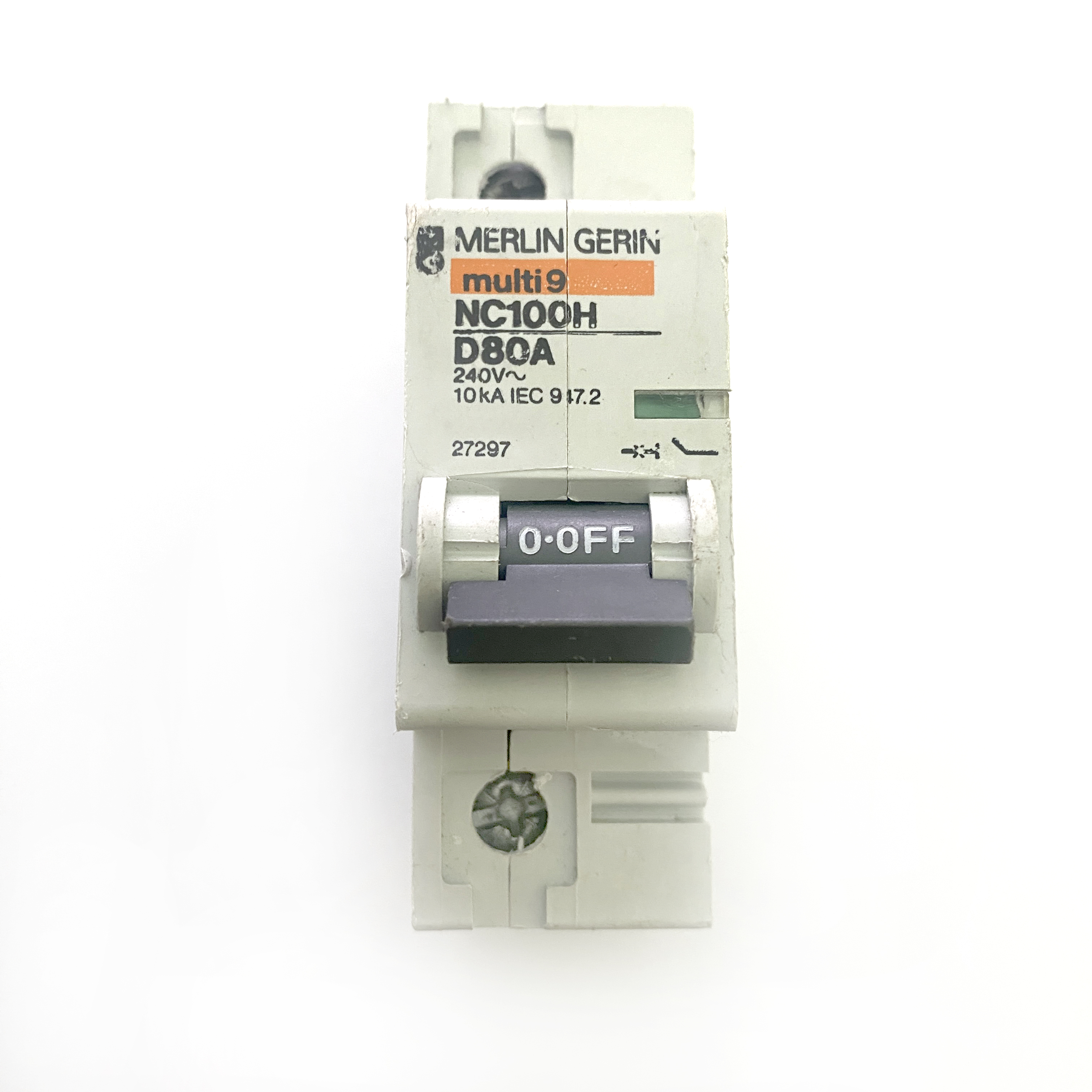 MCB's: Merlin Gerin NC100H 27297 D80A D80 80A 80 Amp MCB Circuit ...