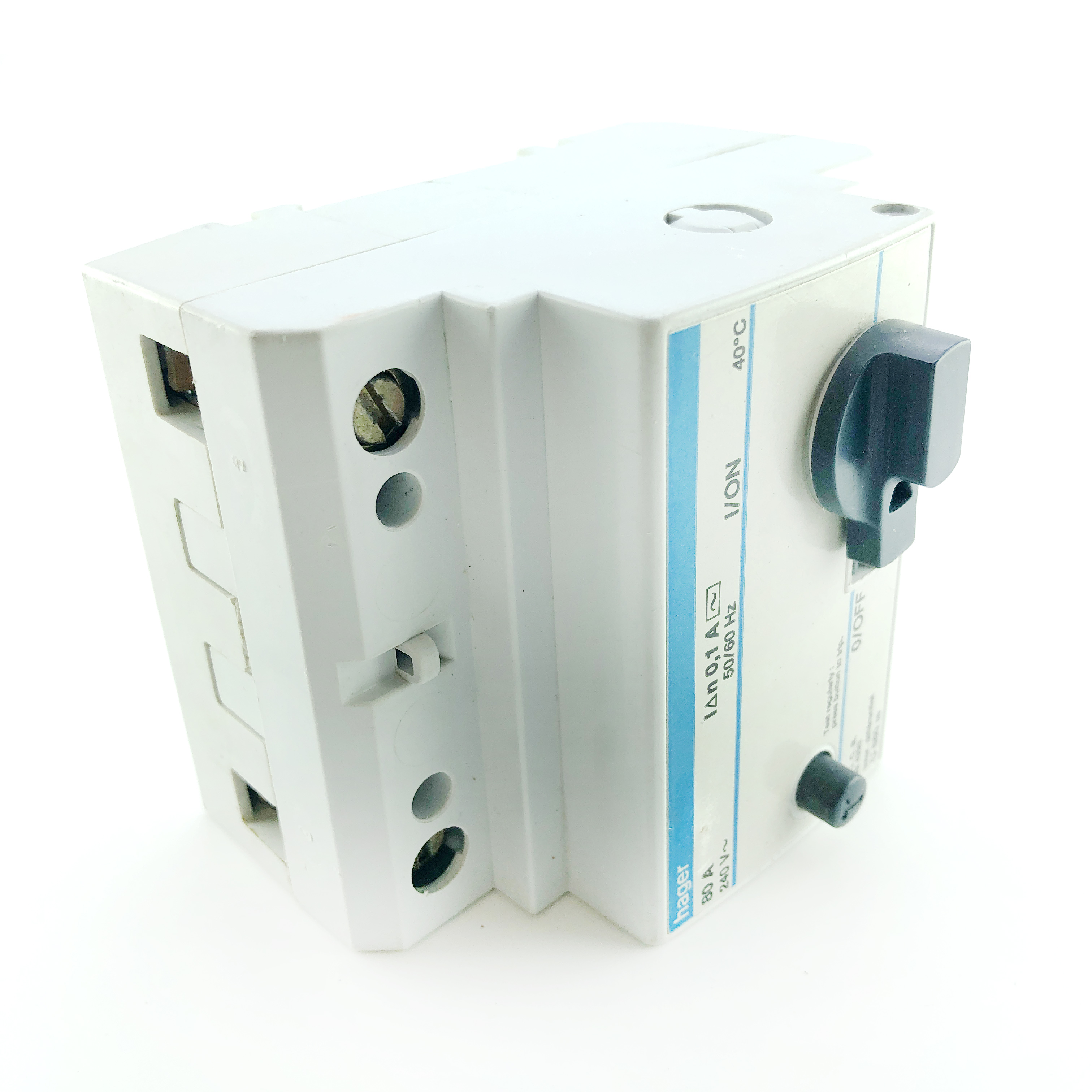 Residual Current Devices: Hager U88000 80A 80 Amp 100mA RCD RCCB 2 ...