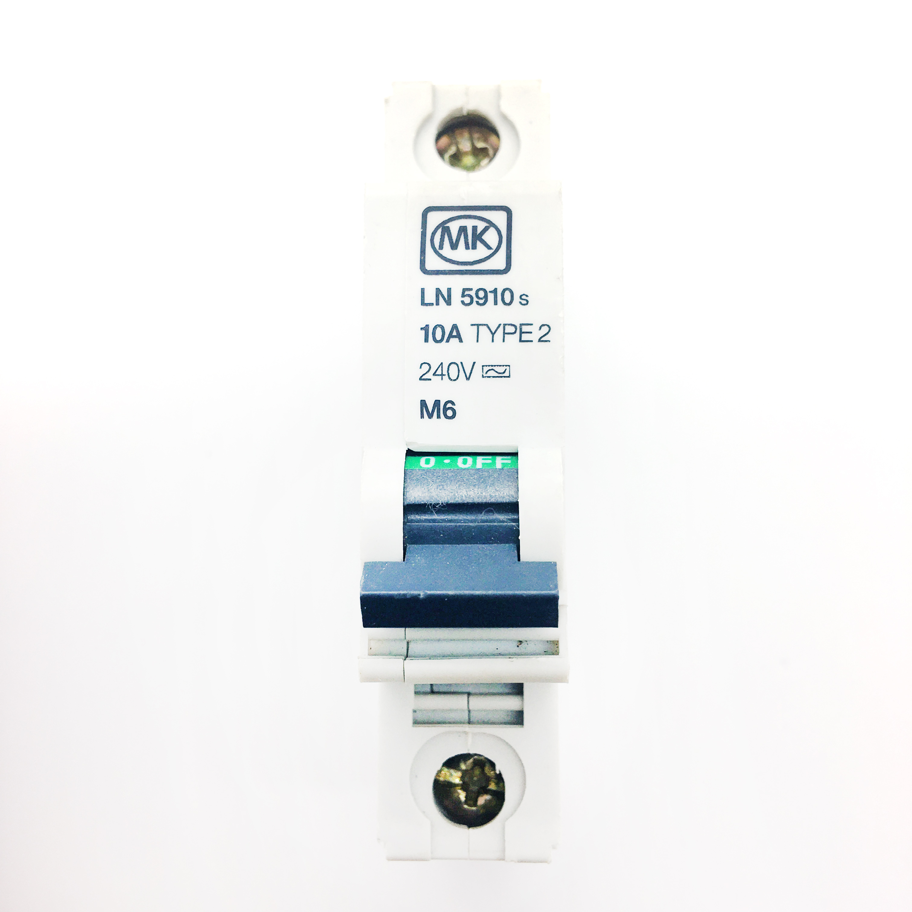 MCB's: MK Electric LN5910s M6 10A 10 Amp MCB Circuit Breaker Type 2
