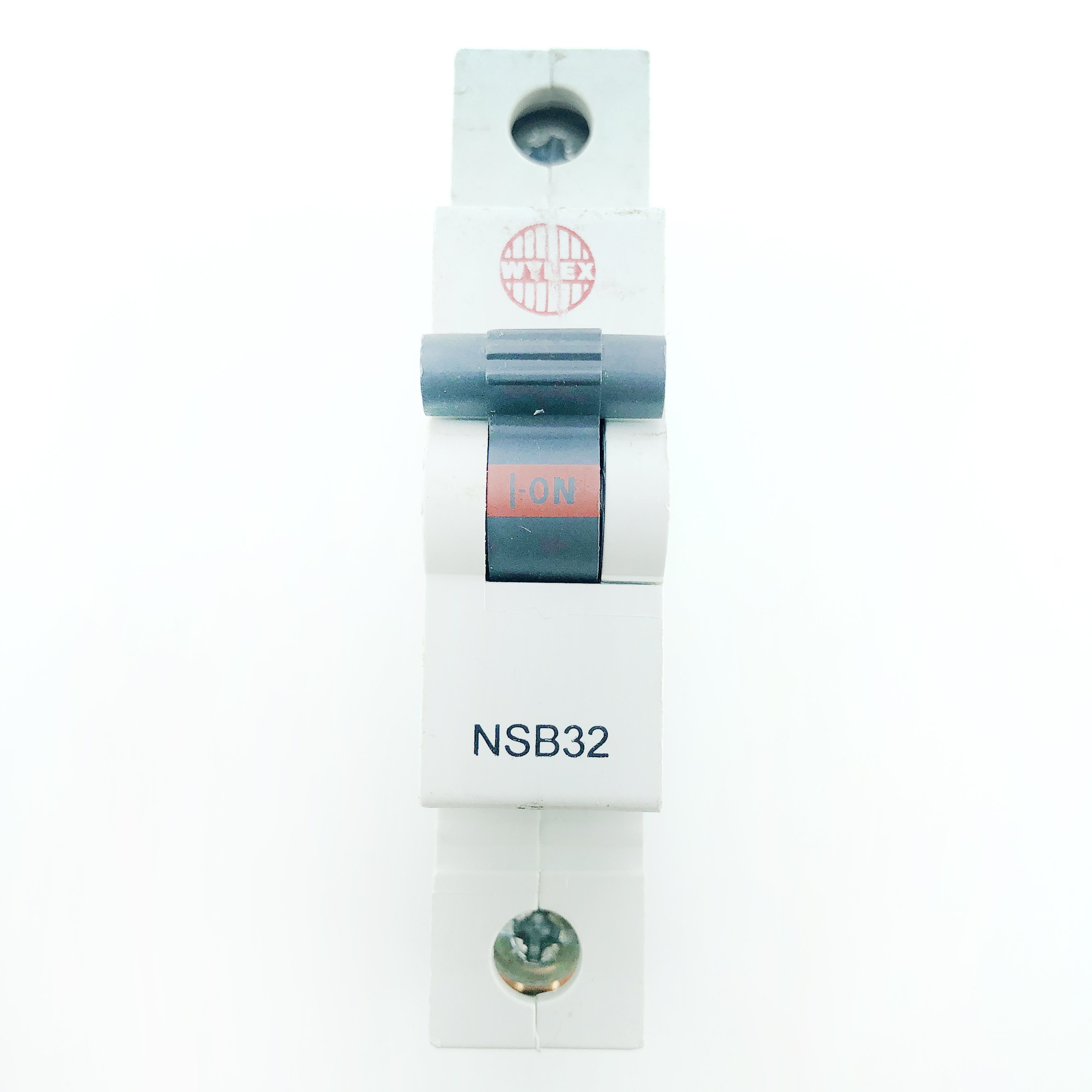 MCB's: Wylex NSB32 B32 32A 32 Amp Black Clip MCB Circuit Breaker Type B