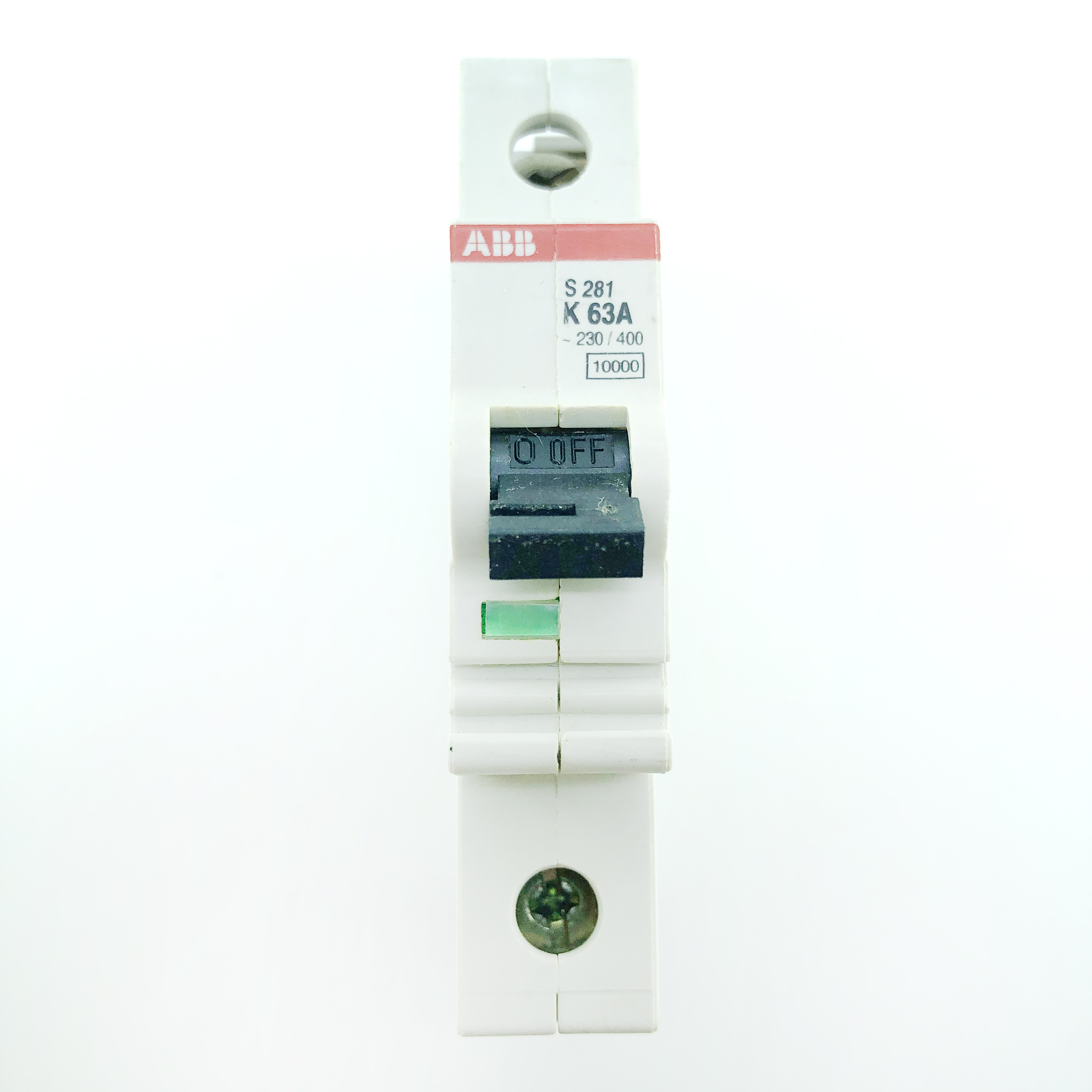 MCB's: ABB S281 S281K63A K63A K63 63A 63 Amp MCB Circuit Breaker Type K