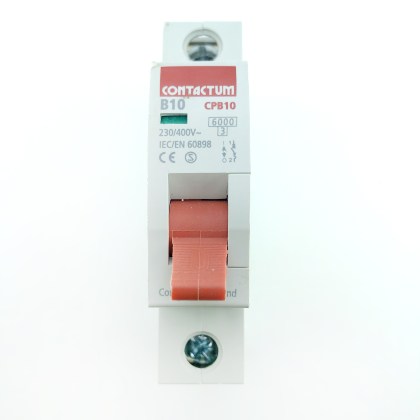 MCB's: Contactum CPB10 B10 10A 10 Amp Grey Toggle MCB Circuit Breaker ...